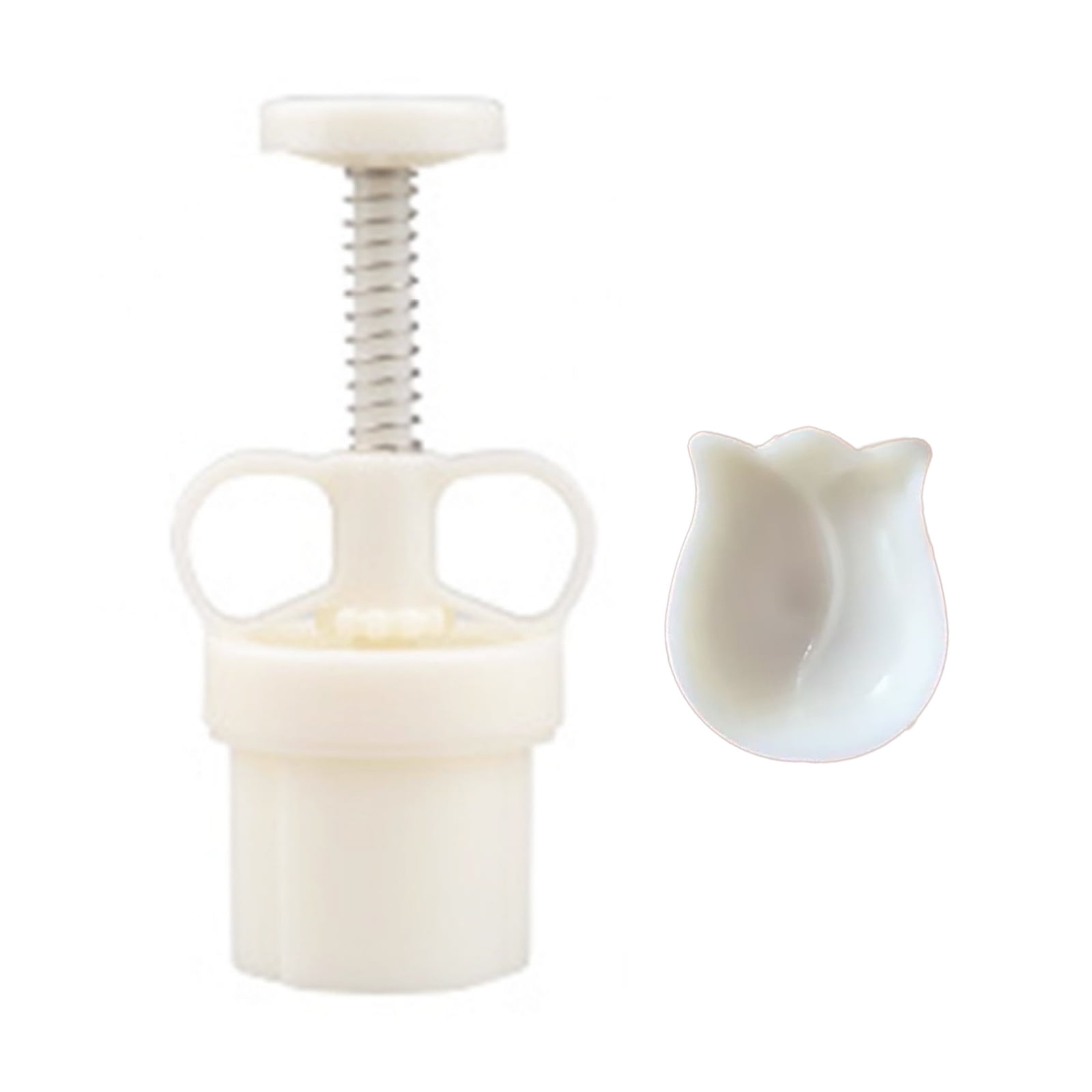 Plastic Mooncake Stamp Cute Tulip Shape Mooncake Mold Festival Hand ...