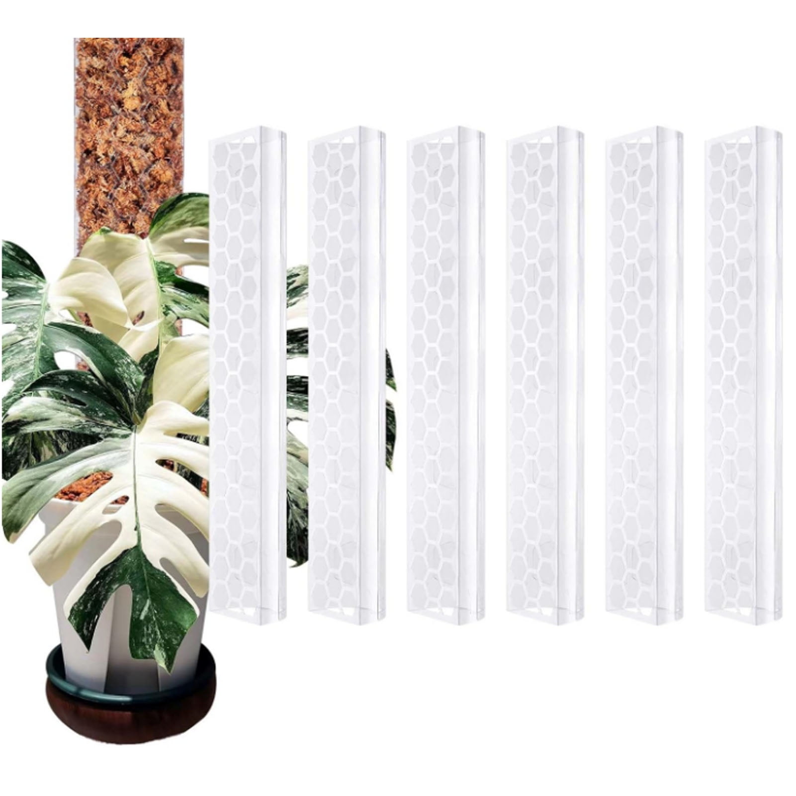 Plastic Moss Stick, 17 Inch Climbing Plant Trainer For Potted Plants ...