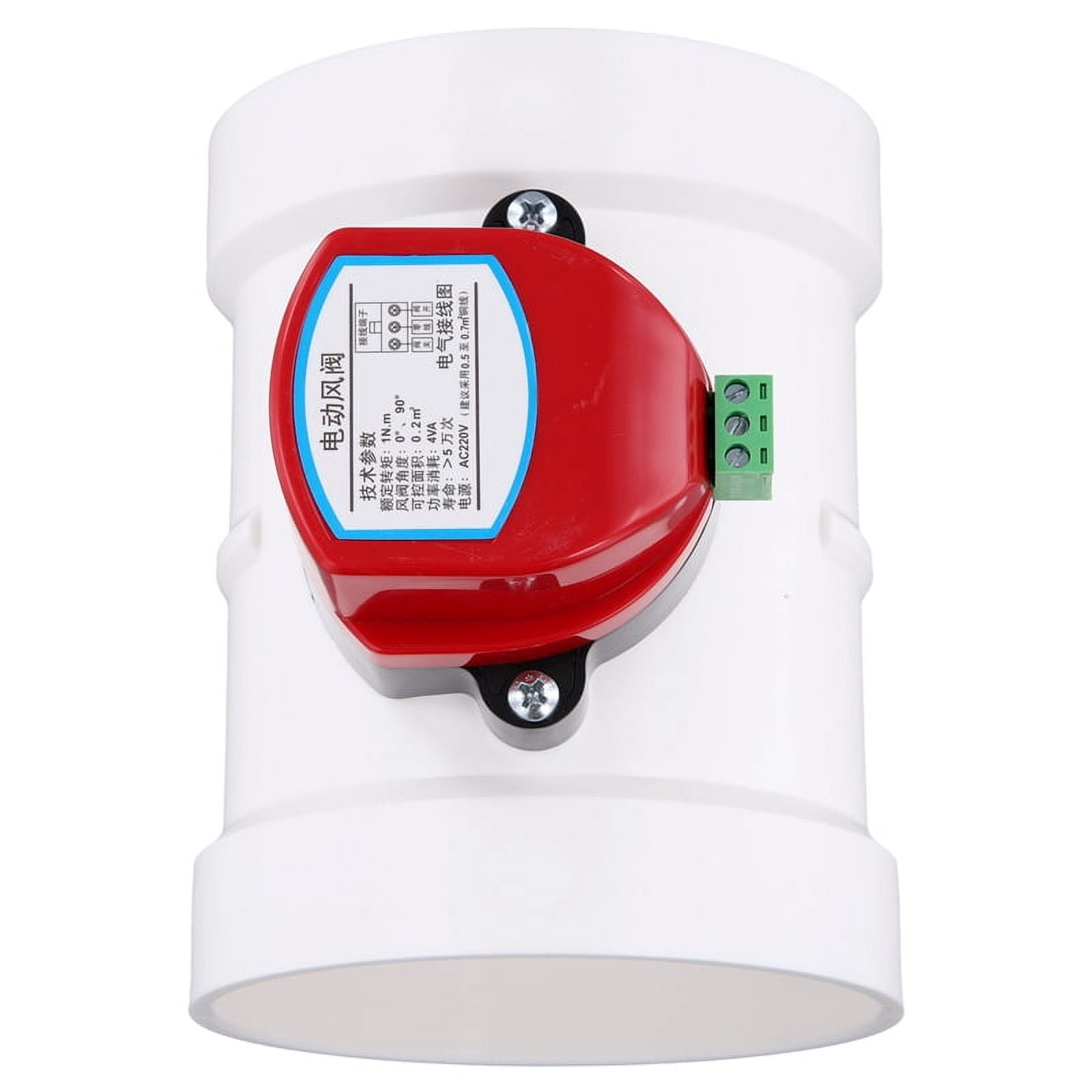 Plastic Motorized Damper PVC Check Valve Air Duct Volume Controller for ...