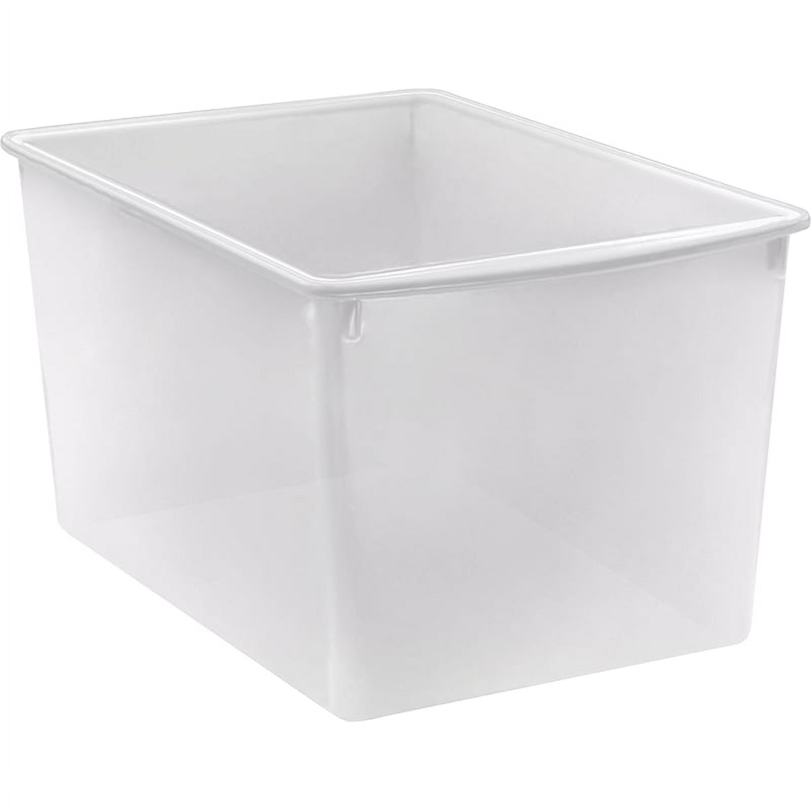 Plastic Multi-Purpose Bin, Clear | Bundle of 10 Each - Walmart.com
