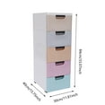 Walmart Plastic 5-Drawer Vertical Storage Tower, Stackable for Small ...