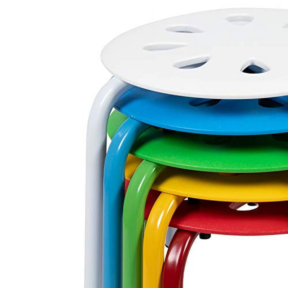 Plastic Nesting Stack Stools-Classroom/Home, 11.5"Height, Assorted ...