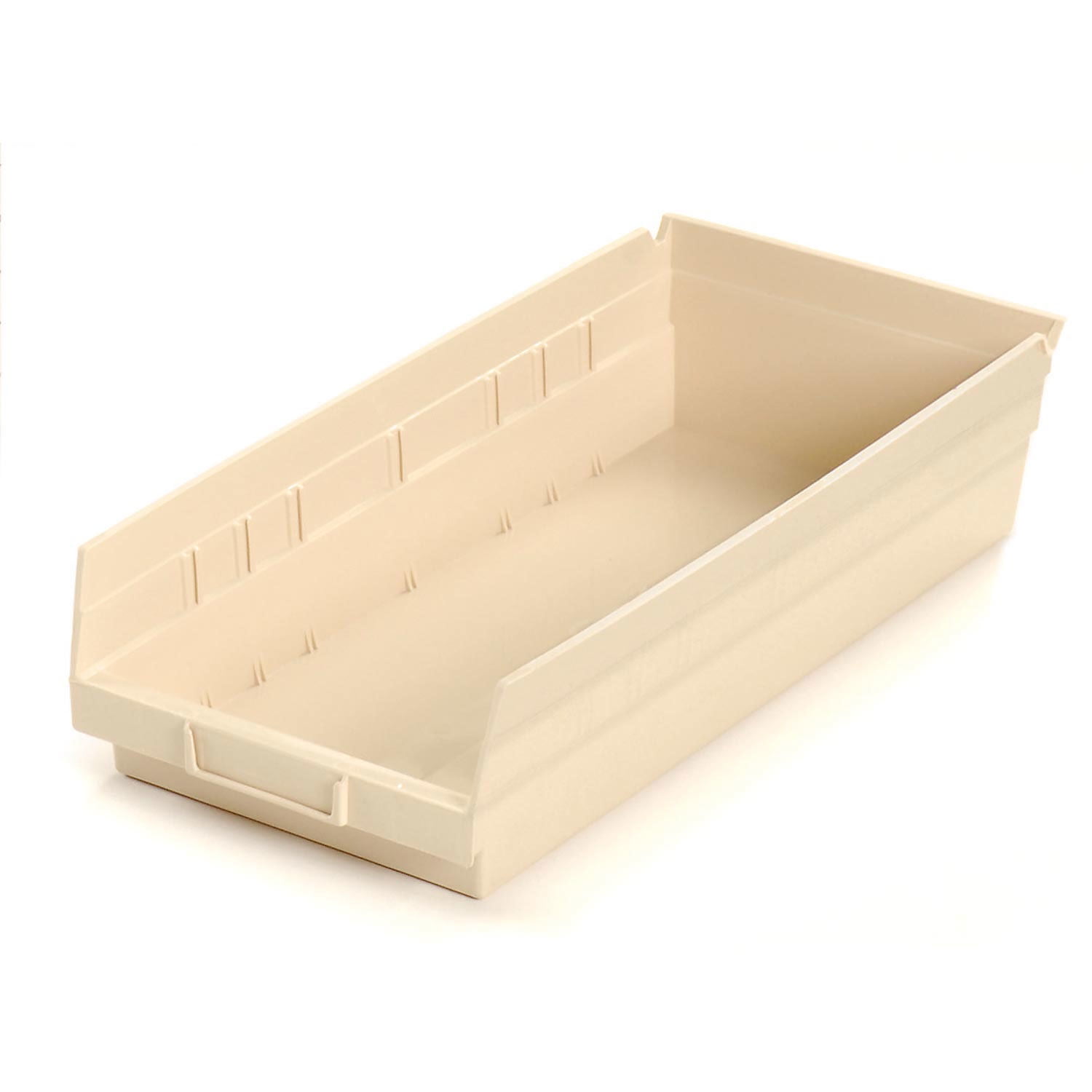 Walmart Nesting Storage Bin, 6-5/8"W x 17-7/8"D x 4"H, Beige, Lot of 12 ...