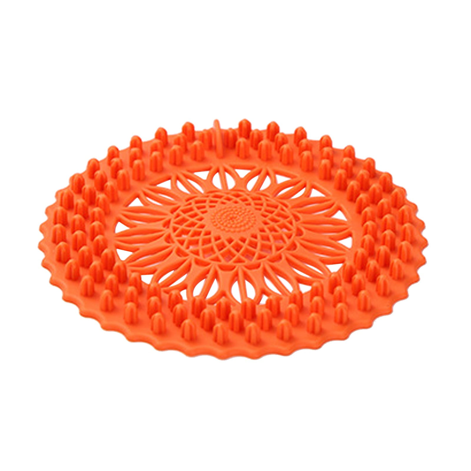 Plastic Net Basin, Orange Plastic Sink Strainer, Covers Silicone Hair ...