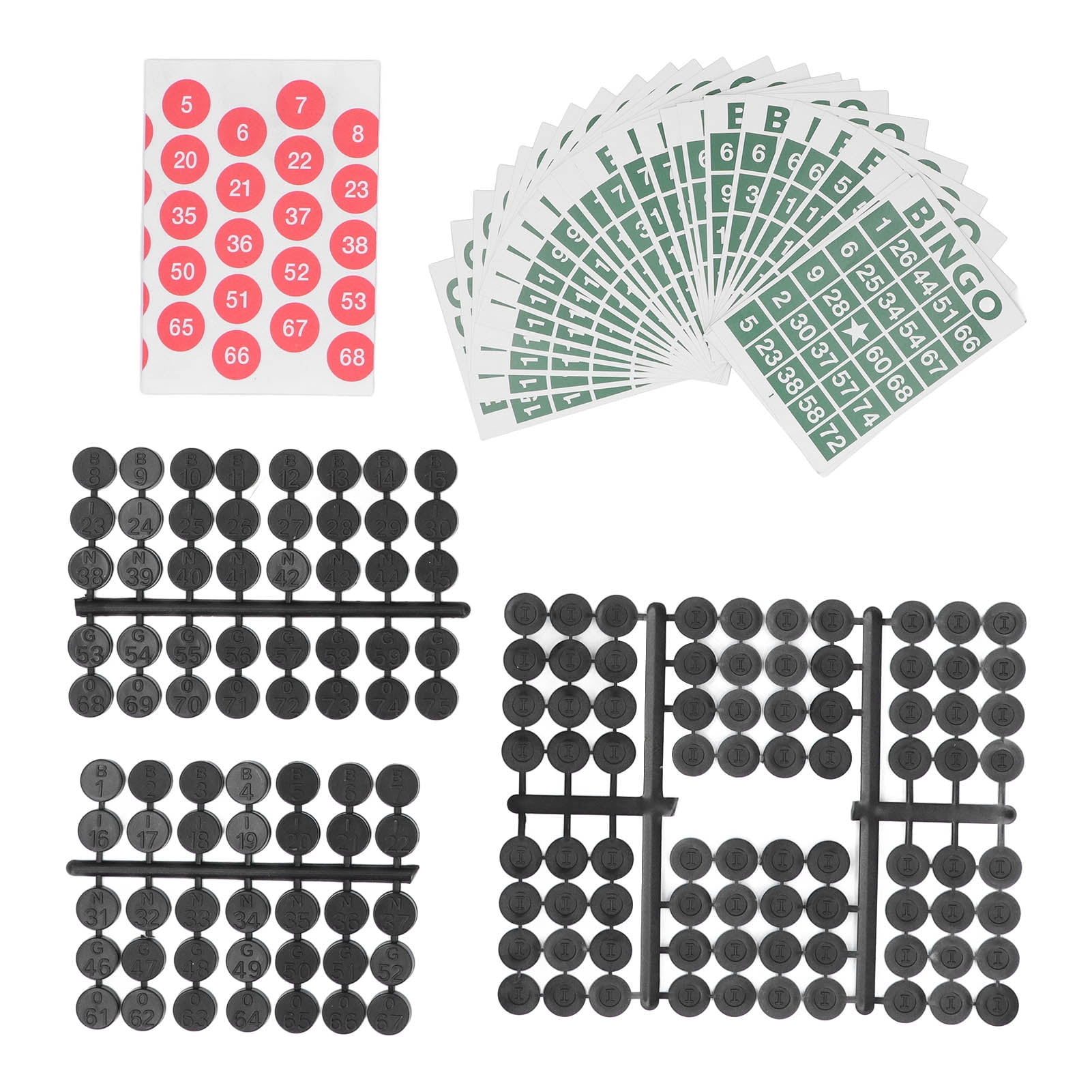 Plastic Number Board Game Classic Number Cards and Chess Set Desktop ...
