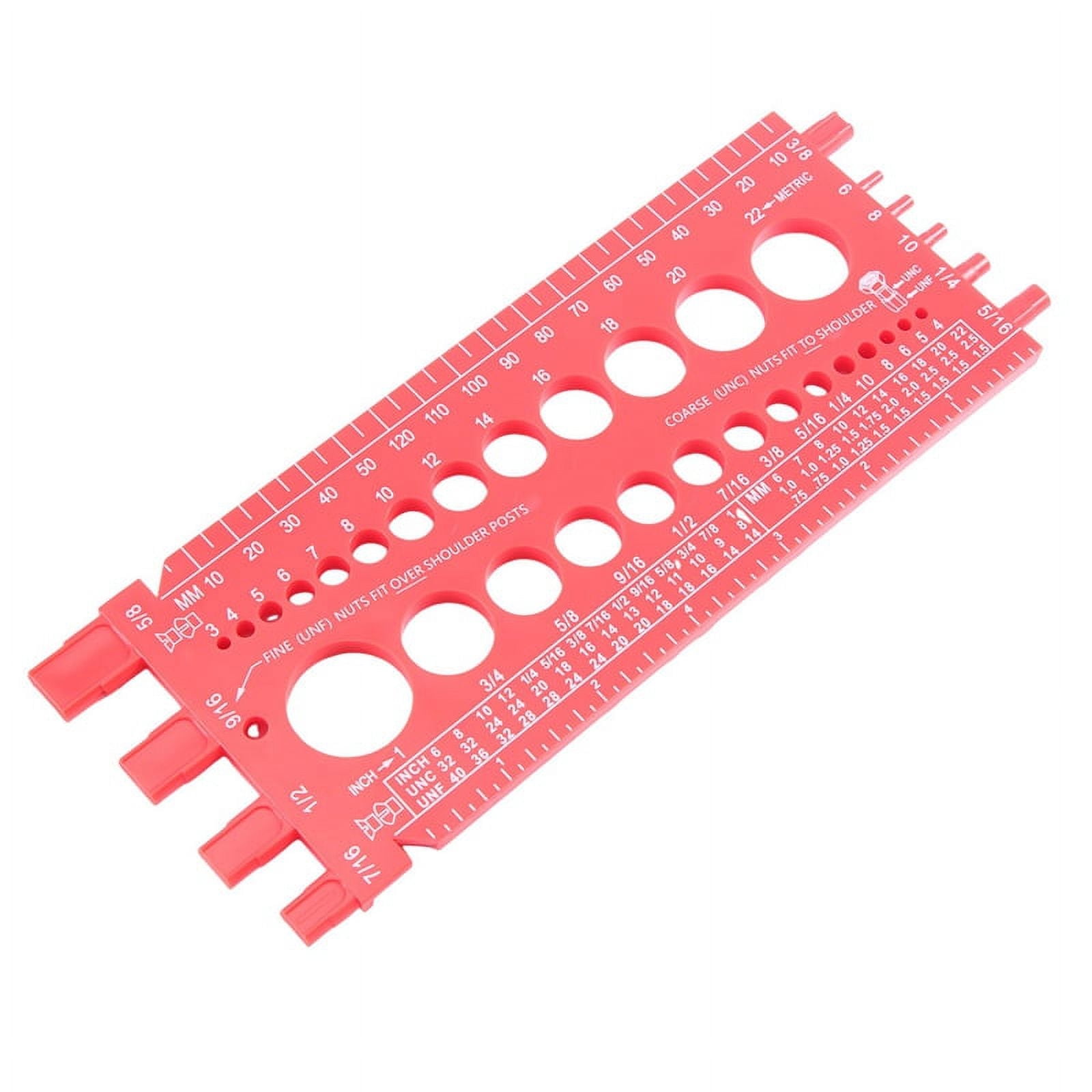 Plastic Nut Bolt Thread Gauge Nut, Bolt & Screw Measuring Gauge Size ...