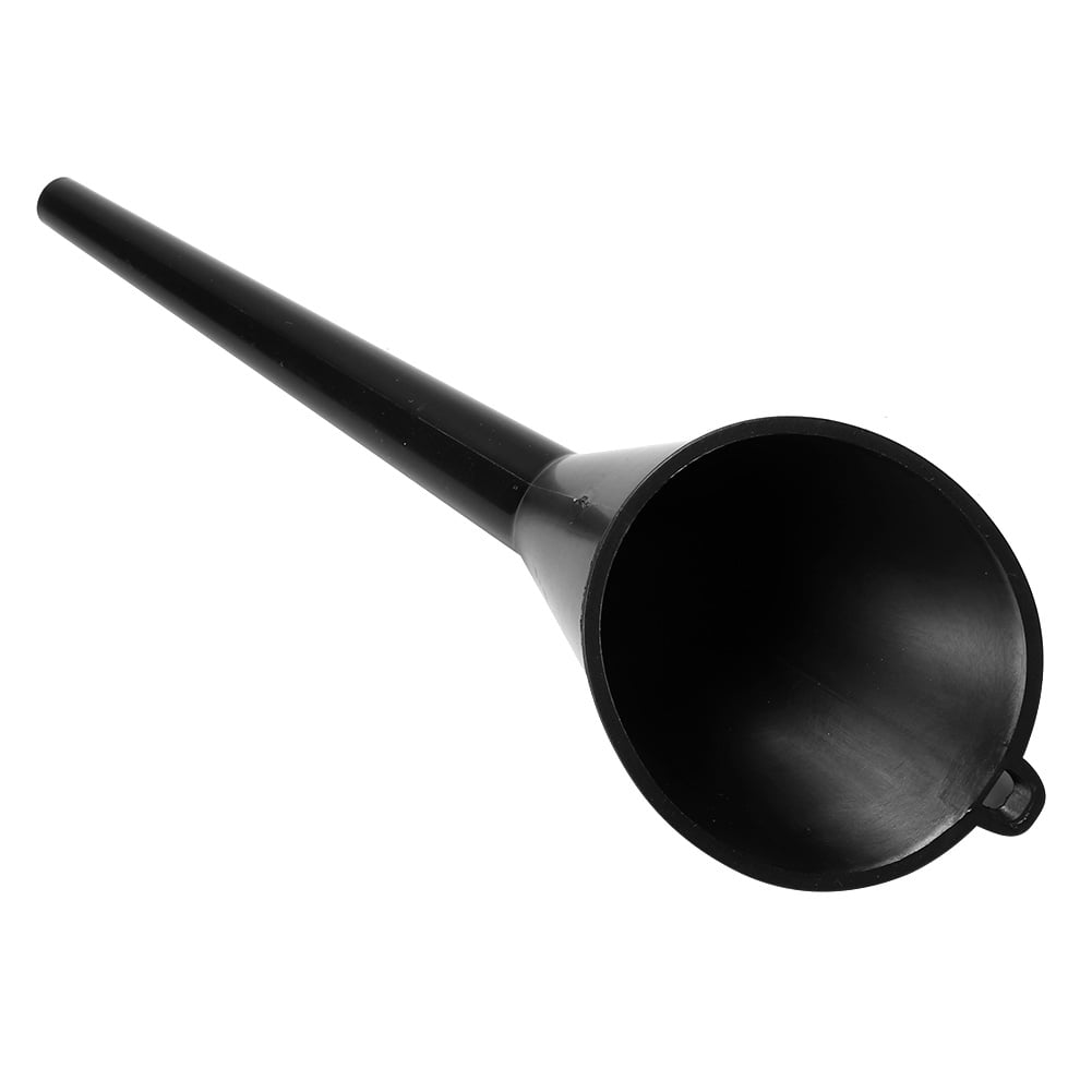 Plastic Oil Petrol Diesel Fuel Filter Funnel Car Accessory Black ...