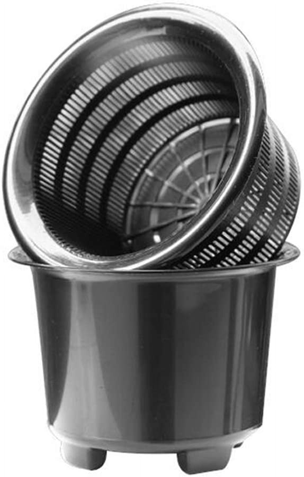 Plastic Orchid Pot with Drainage Holes for Repotting 8 inch Double Pot ...