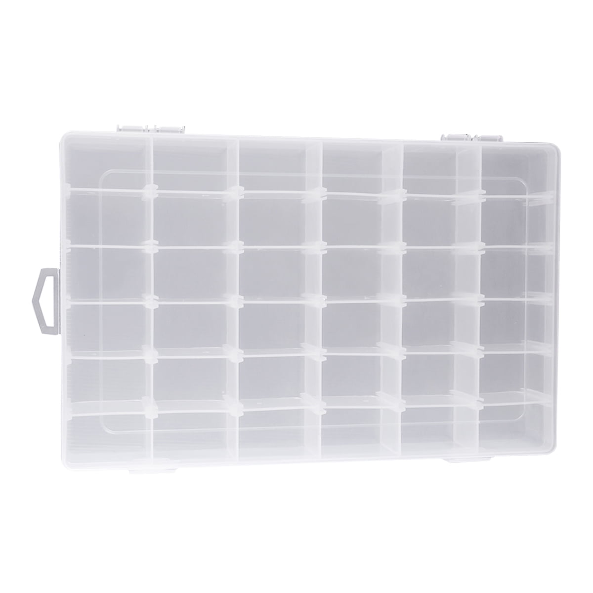 Plastic Organizer Container Storage Box Adjustable Divider Removable ...