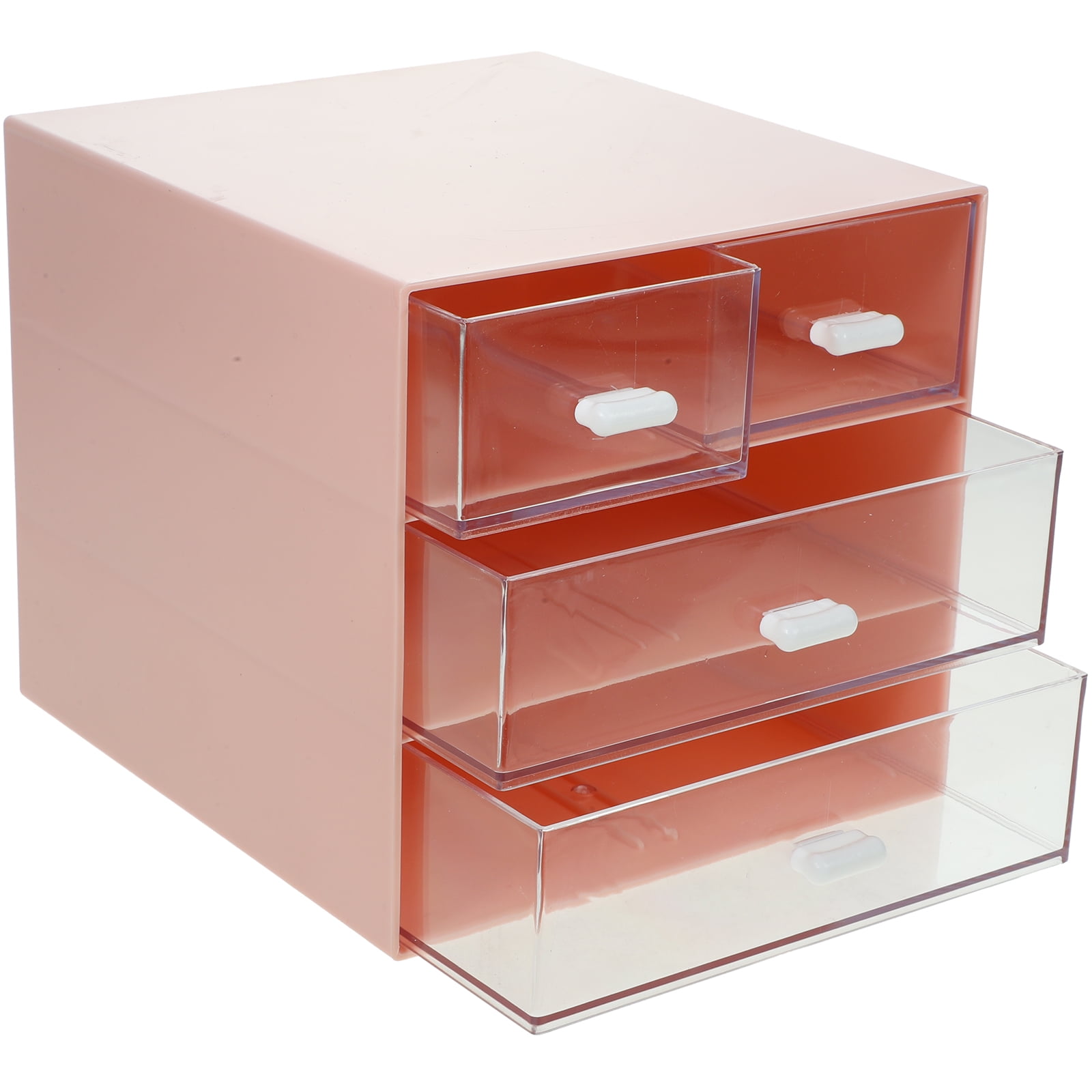 Plastic Organizer Drawers Transparent Desktop Storage Box Closets ...