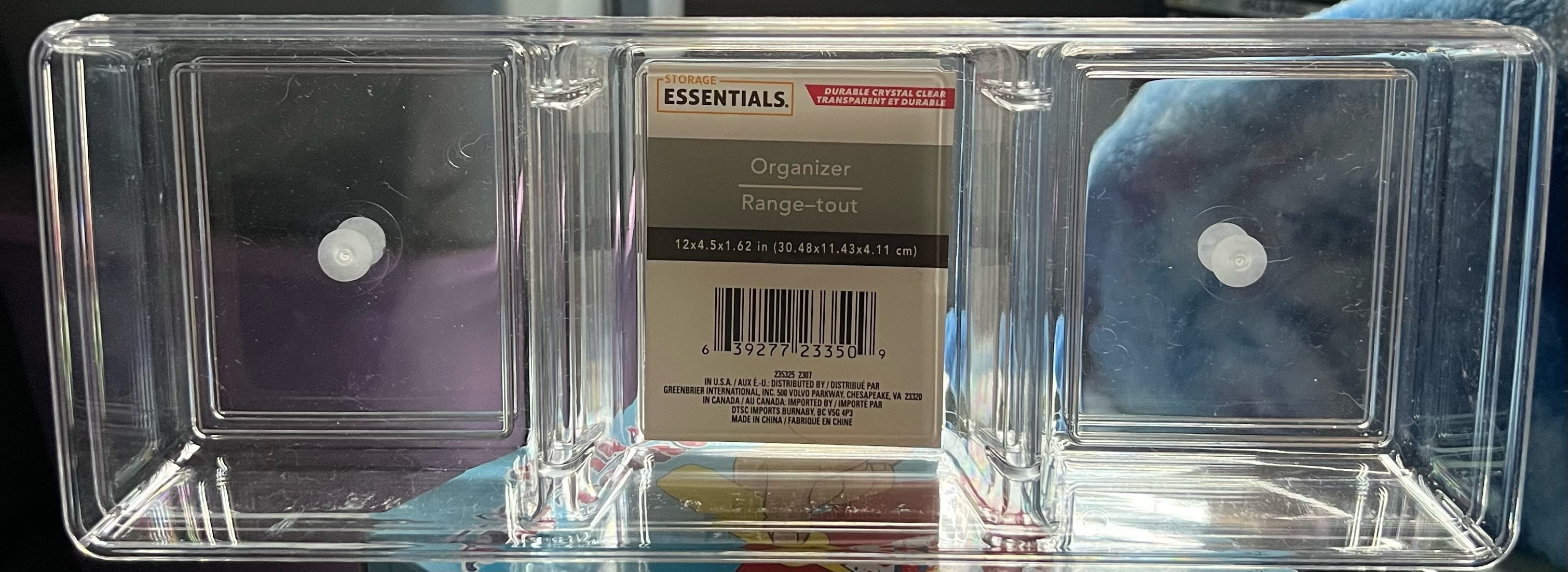 Plastic Organizer Range Tout Storage 12x1.7 in - Walmart.com
