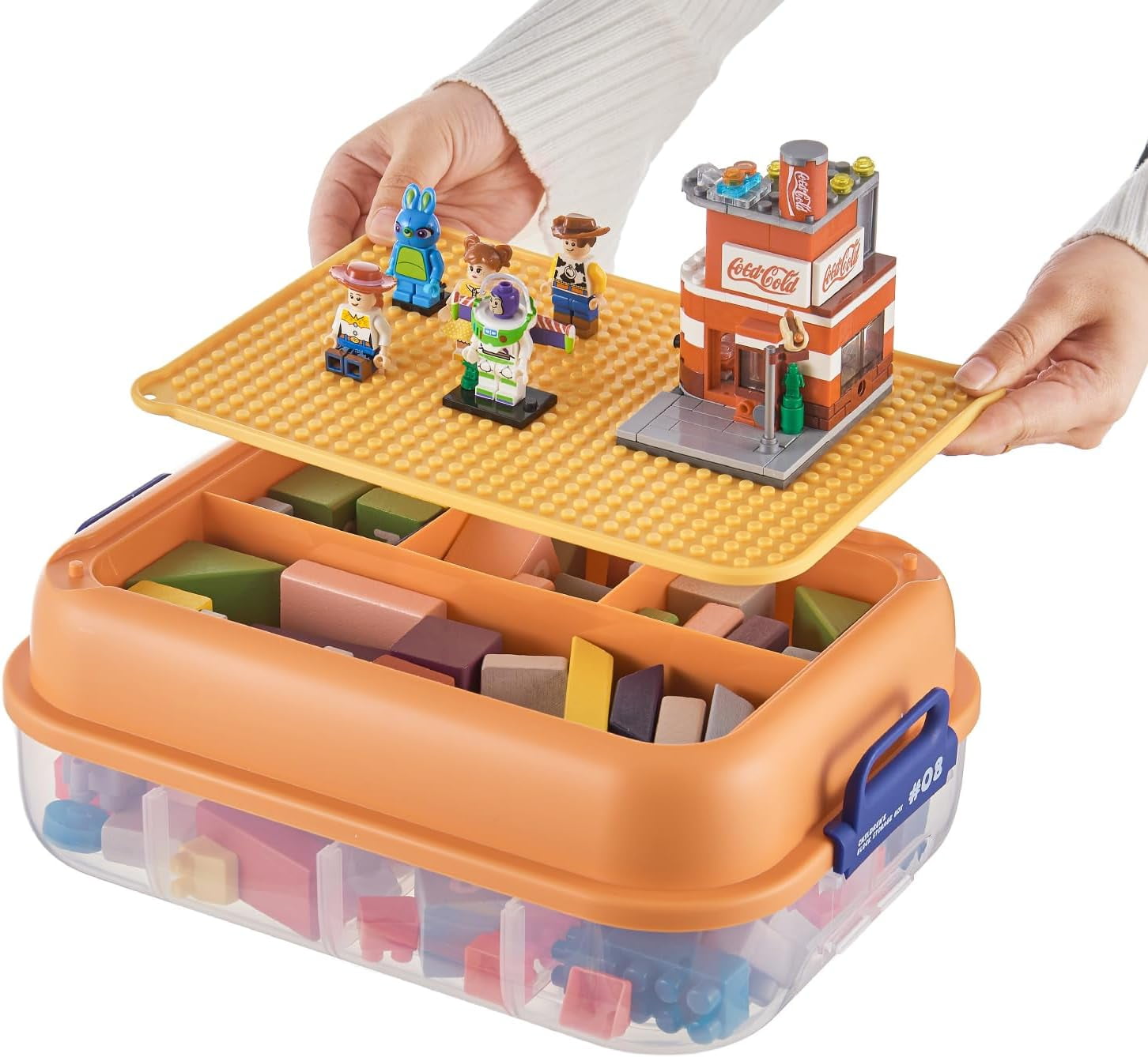 Plastic Organizers Storage with Building Bricks for lego, Organizing ...
