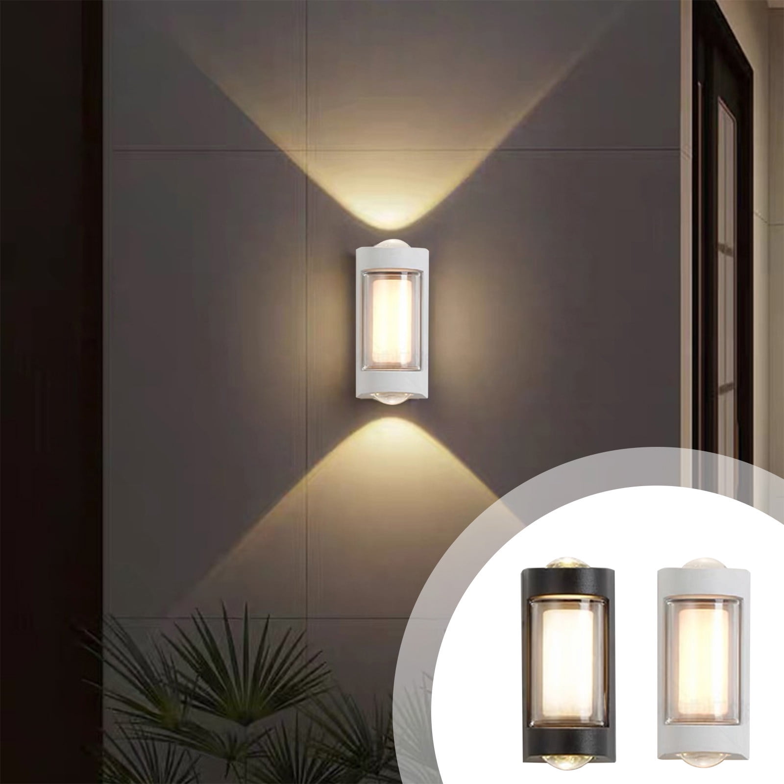 Plastic Outdoor Wall Light Waterproof Exterior Wall Lamp for Damp-Proof ...