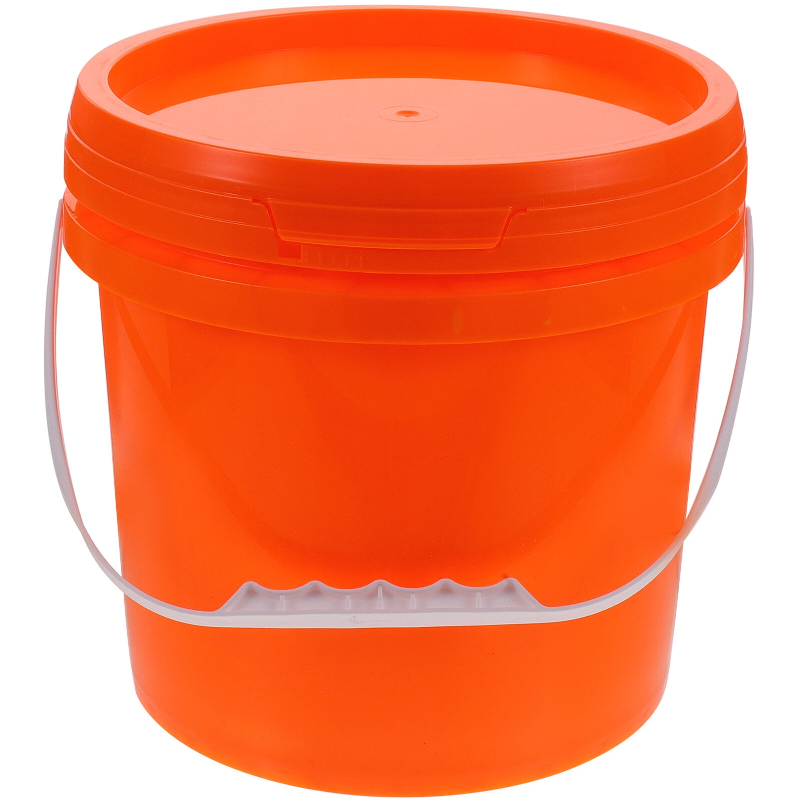 BRIGHTFUFU Paint Pail Orange Plastic 1Pcs 8.3X6.1In - Walmart.com