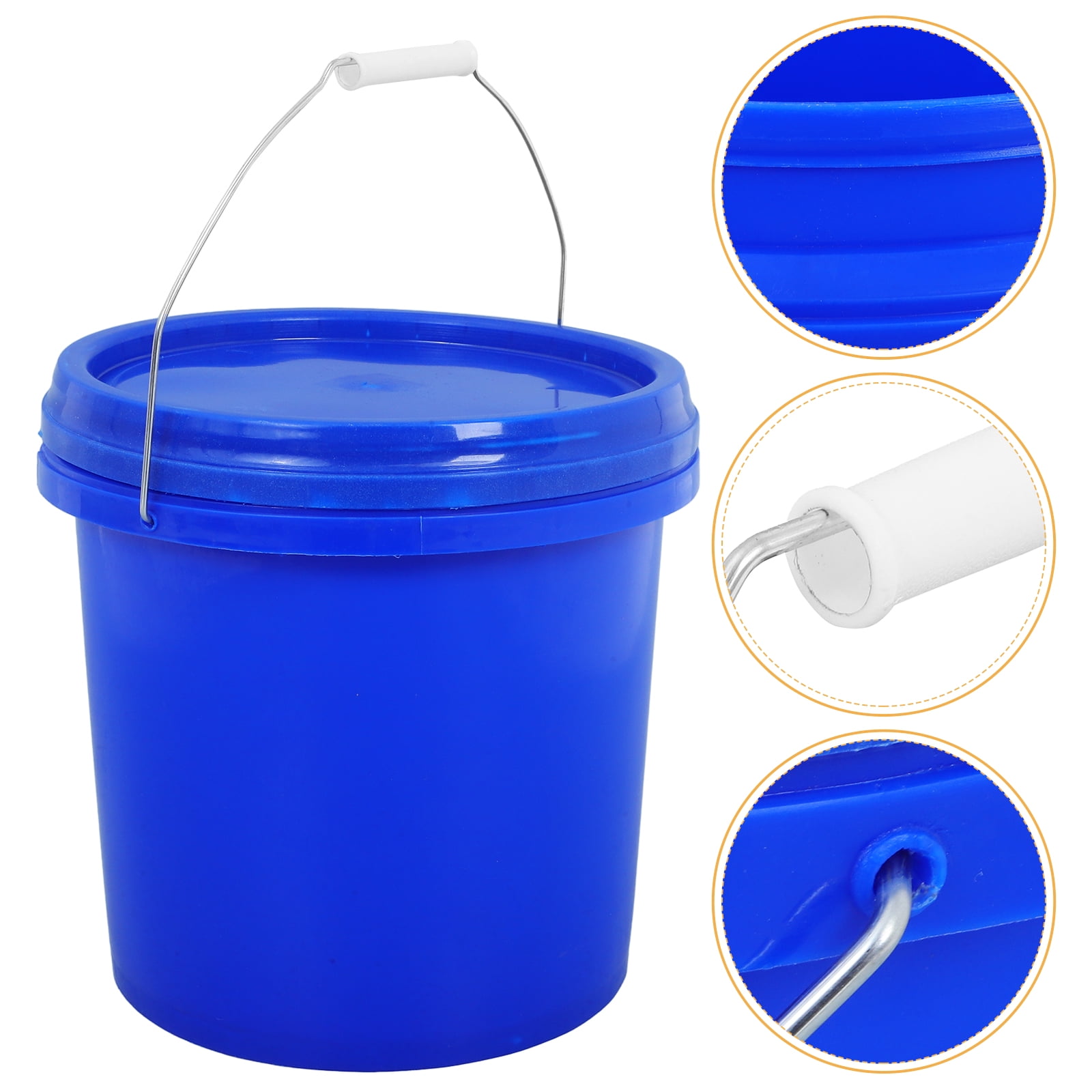 Plastic Paint Bucket Empty Paint Can With Handle Paint Container ...