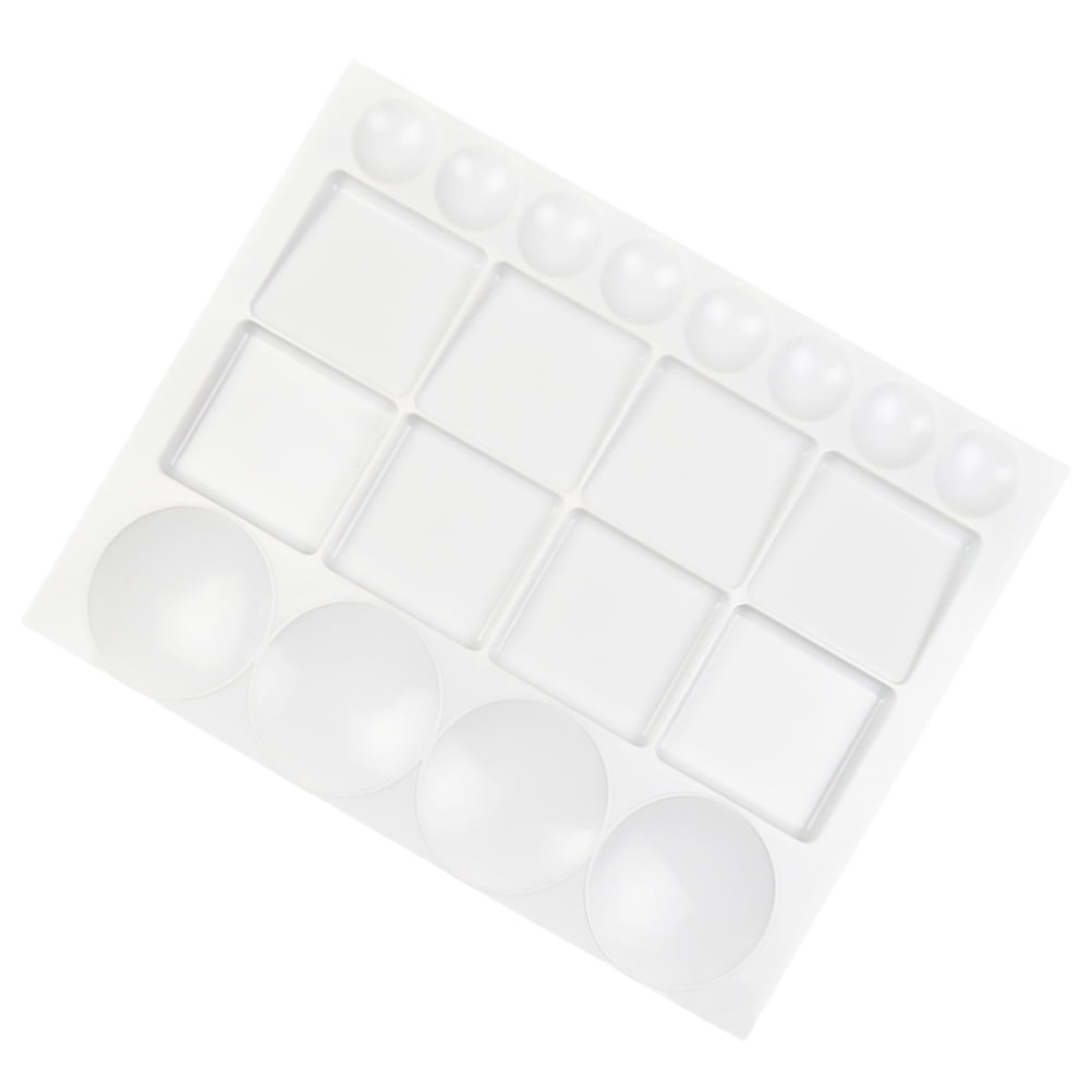 Plastic Paint Color Palette Painting Pallet Tray Plastic Water Color ...