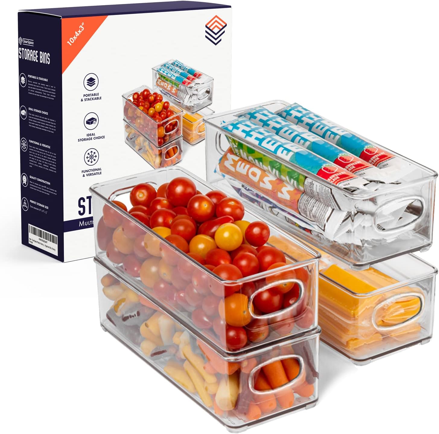 Plastic Pantry Organization and Food Storage Bin – Great Kitchen ...