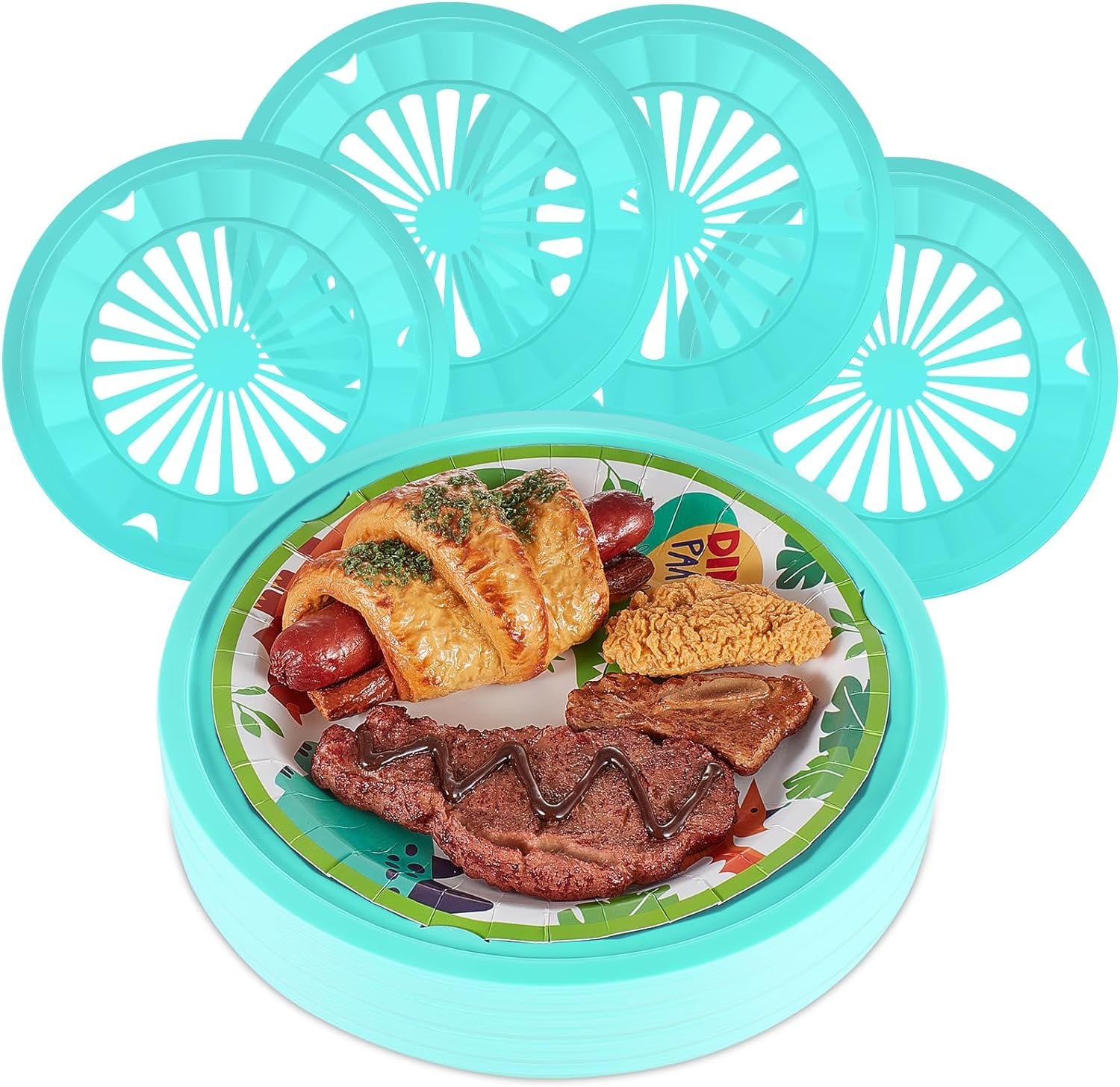 Plastic Paper Plate Holders 10.34 Inch Reusable Paper Plate Holders ...