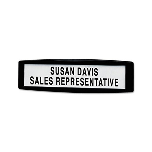 Plastic Partition Additions Nameplate 9 x 2 1/2, Graphite - Walmart.com