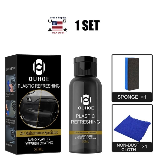 Plastic Parts Refurbish Agent Car Exterior Restorer for Plastic Parts ...