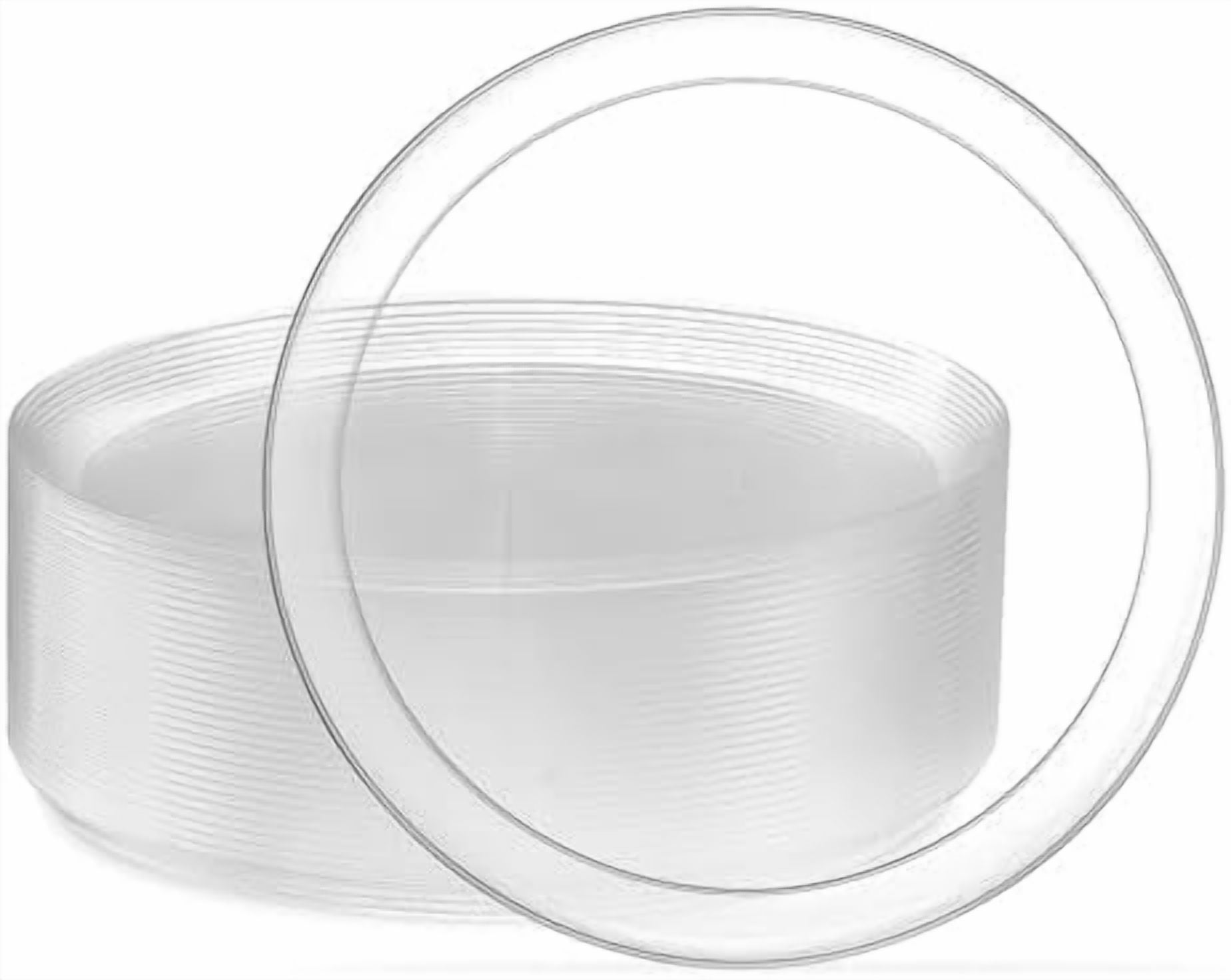 Plastic Party Plates Edge Collection Premium heavyweight Elegant ...