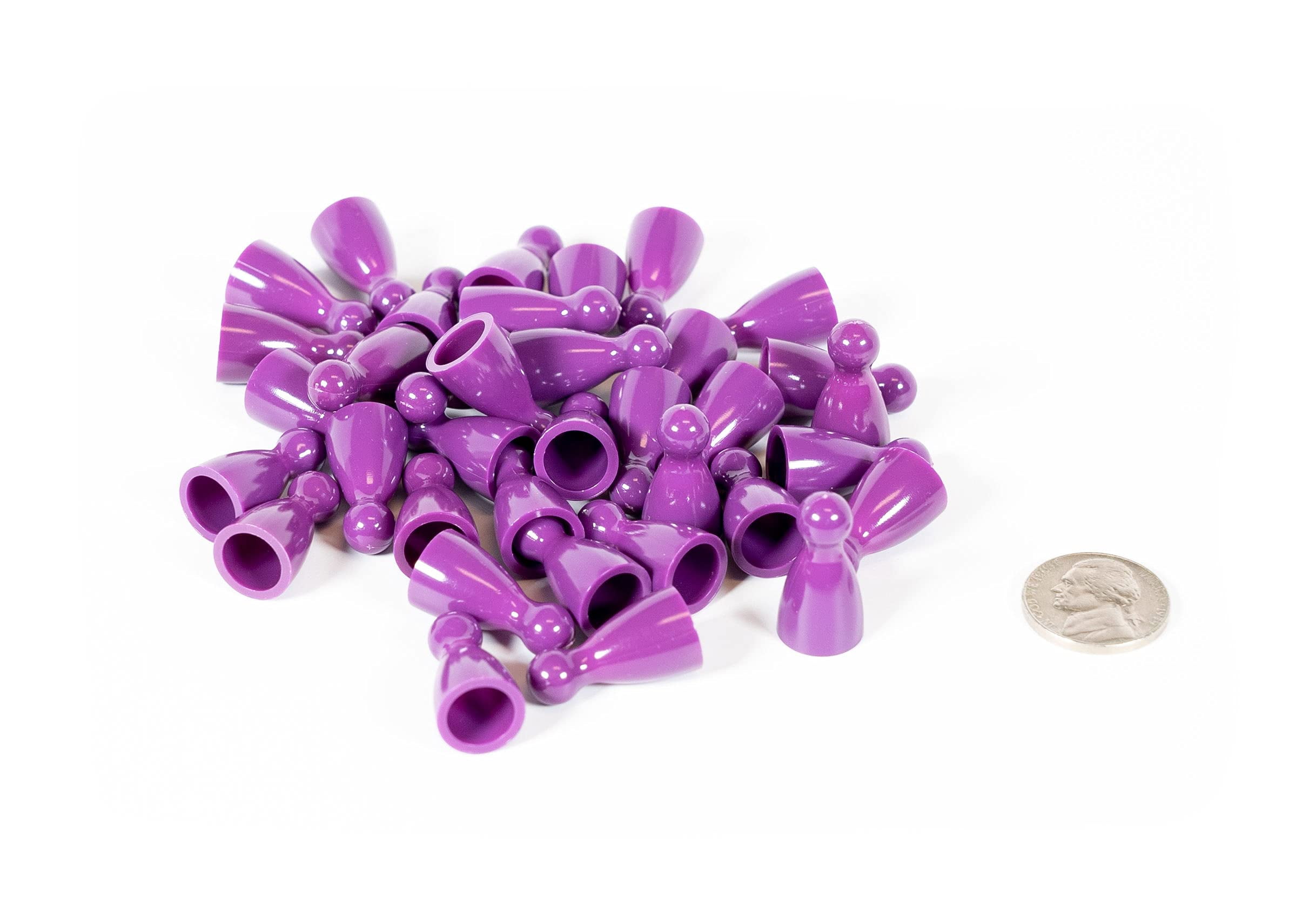 Plastic Pawns: Set of RRF12 36 Purple Color Playing Pieces (Chess ...