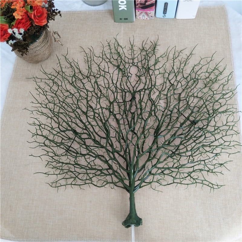 Plastic Peacock branch coral branch White simulation dried branch fake ...