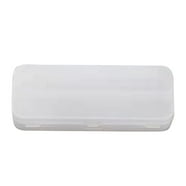 10 Pcs Clear Pencil Boxes, Stackable Plastic Pencil Cases, Large ...