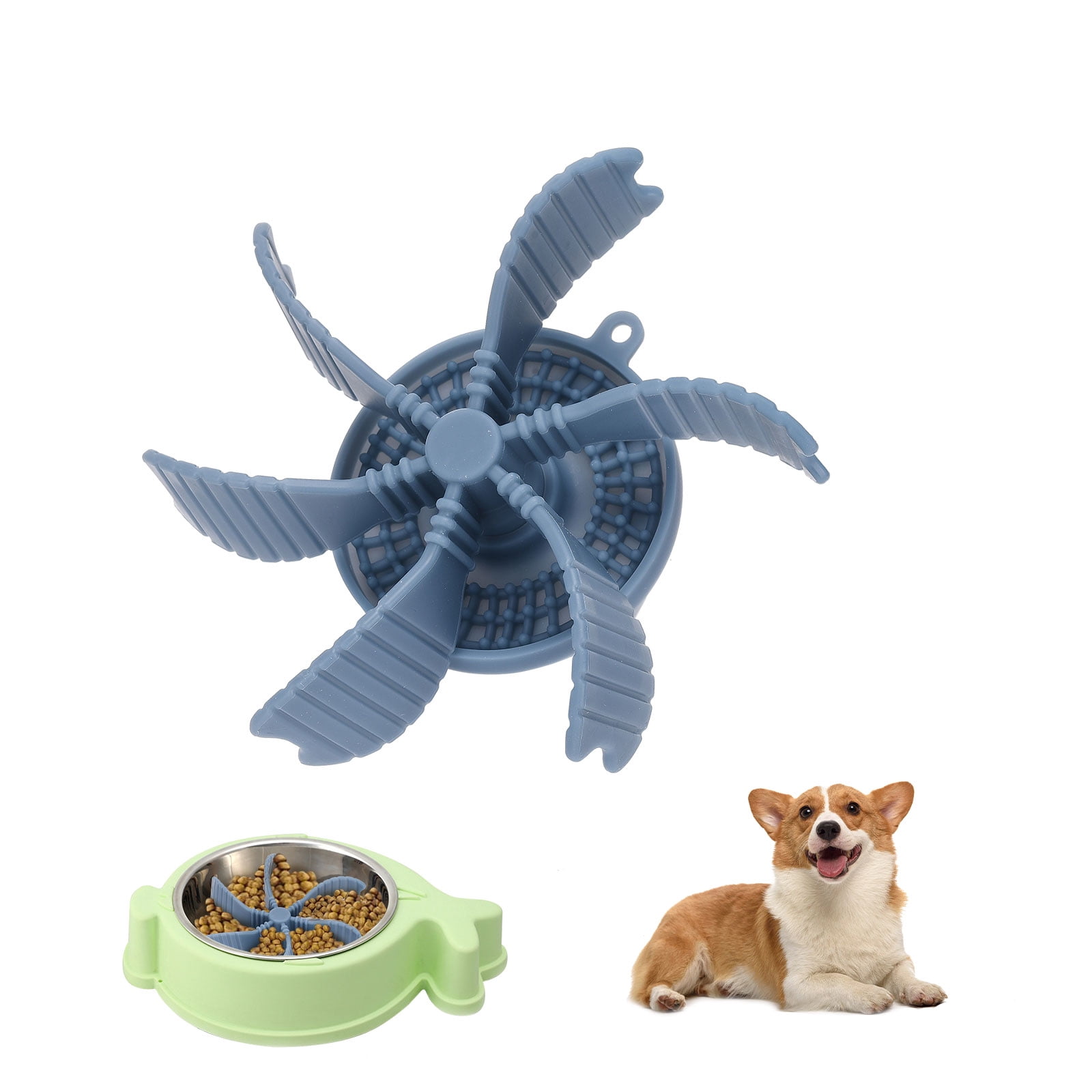 Plastic Pendant Cat Feeder Food Insert Pet Slow-feeder Dog Bowls Three ...