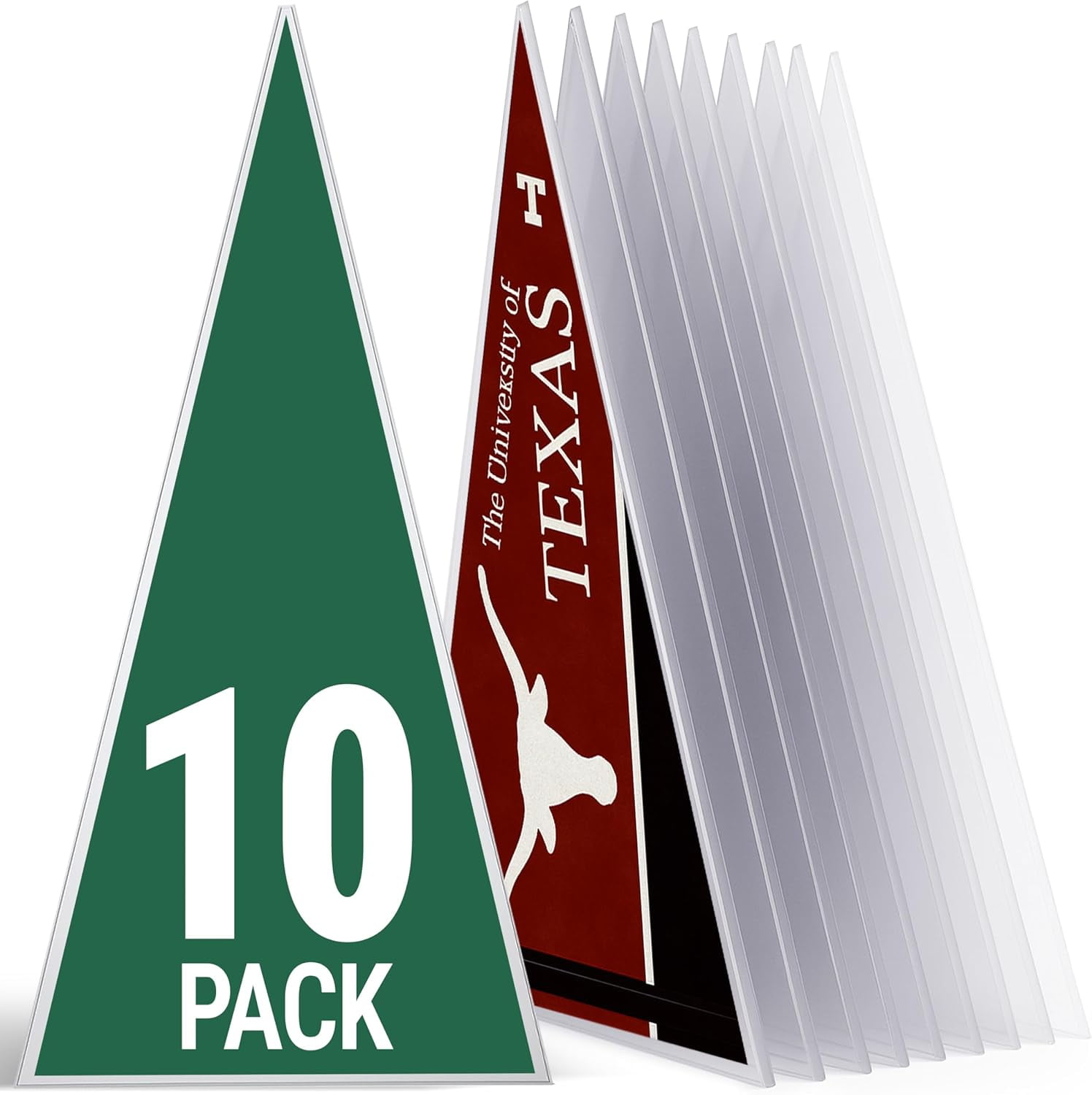 Plastic Pennant Toploader Wall Display – Pennant Holder Flag Case ...