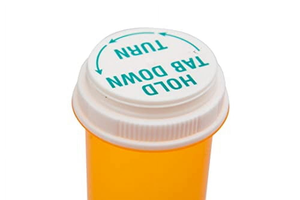 Plastic Pharmacy Craft Pill Containers with Thumb Click Caps ...