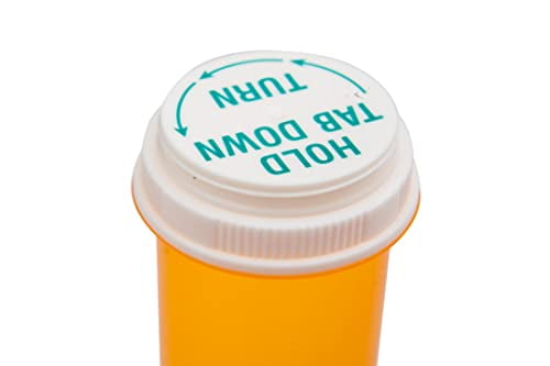 Plastic Pharmacy Craft Pill Containers with Thumb Click Caps ...