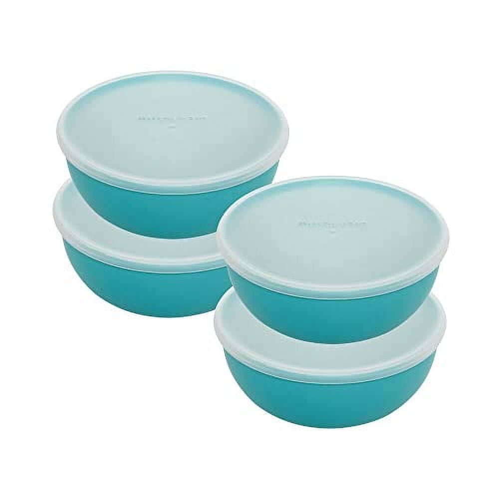Plastic Pinch Bowls with Lids - Set of 4 Perfect for Sauces, Spices ...