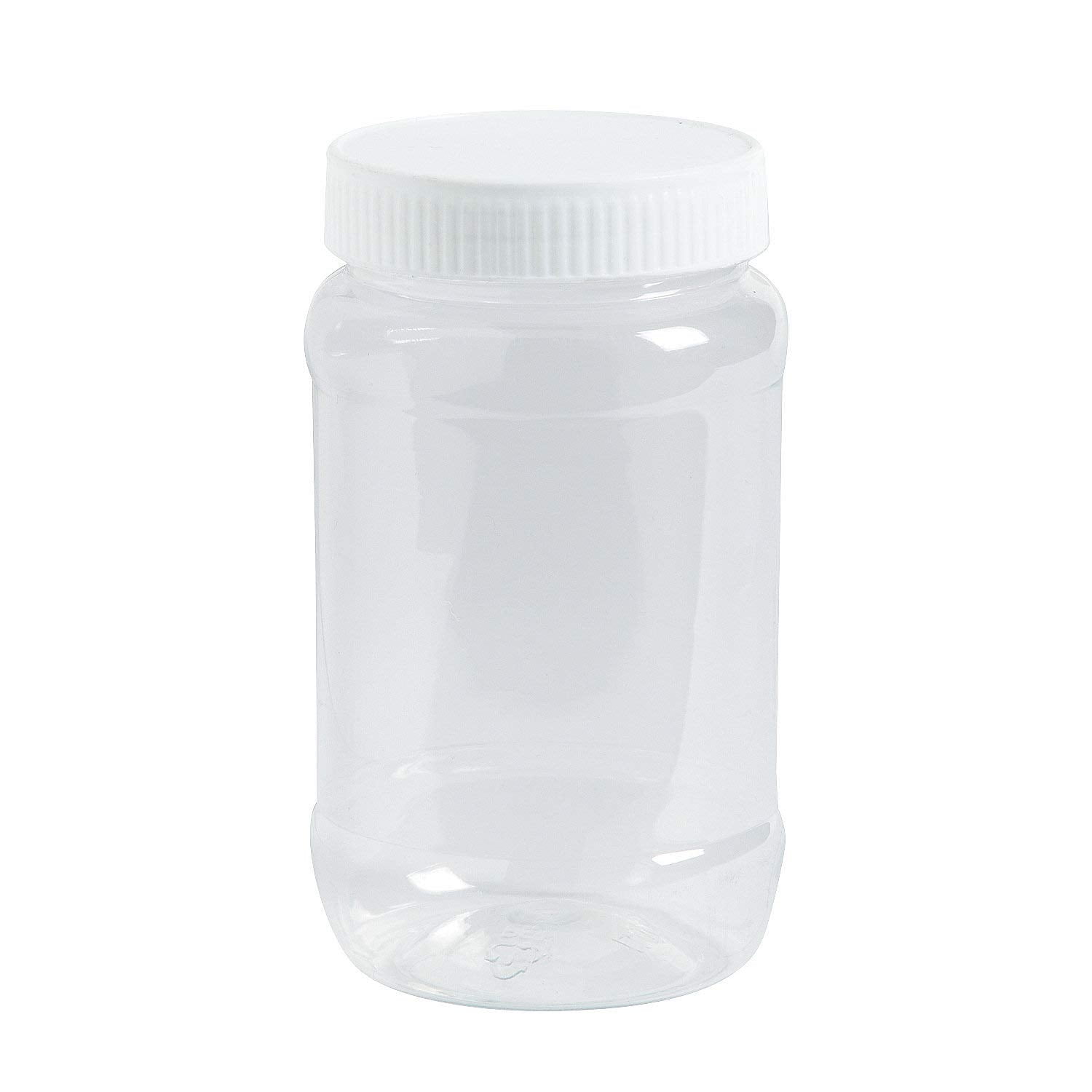 Plastic Pint Mason Jar - Craft Supplies - 12 Pieces - Walmart.com
