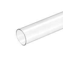 Acrylic Pipe Clear Rigid Round Tube 18mm ID 20mm OD 14" for Lamps and ...