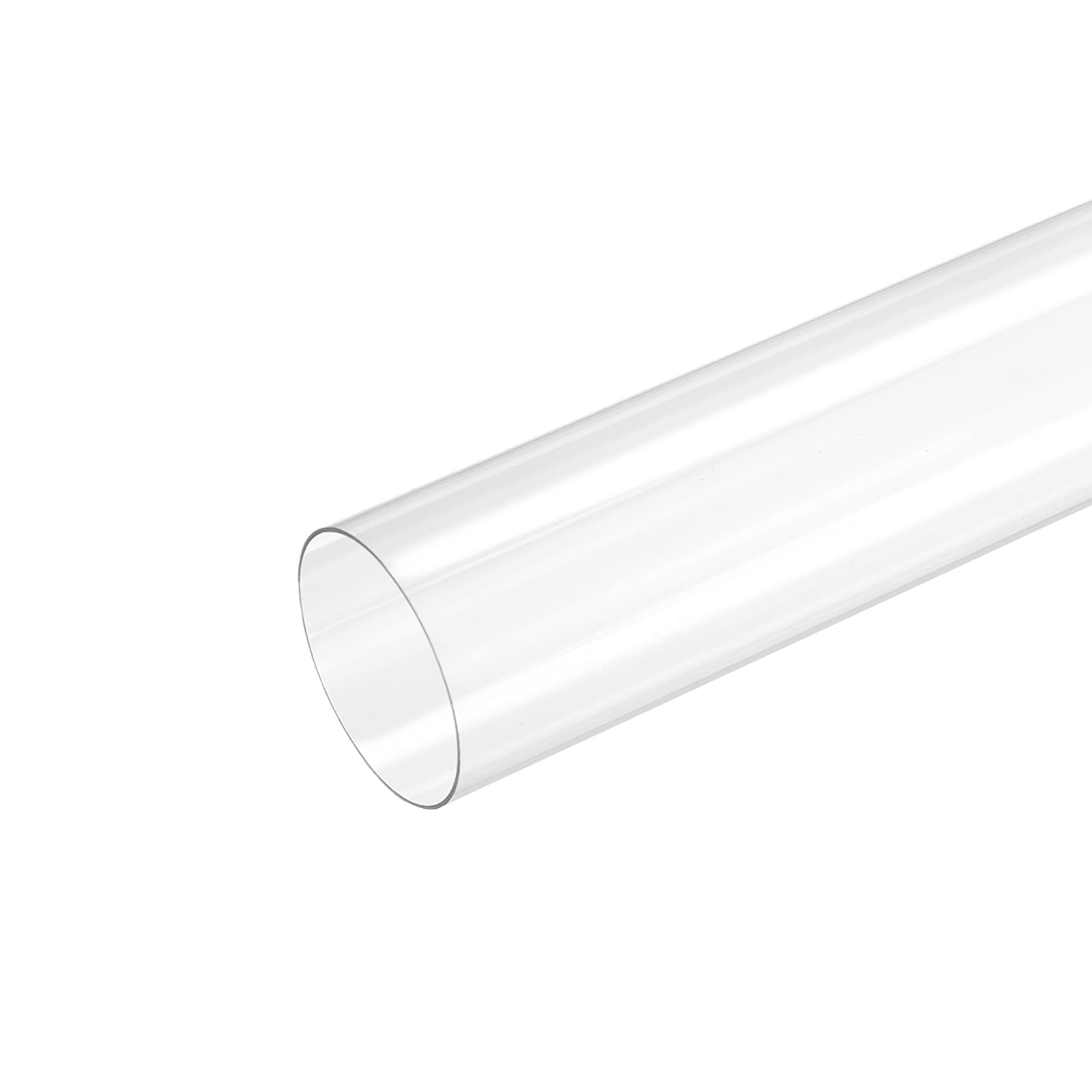 Plastic Pipe Rigid Tube Clear 1.63"(41.6mm) ID 1.7"(43mm) OD 14" (350mm ...