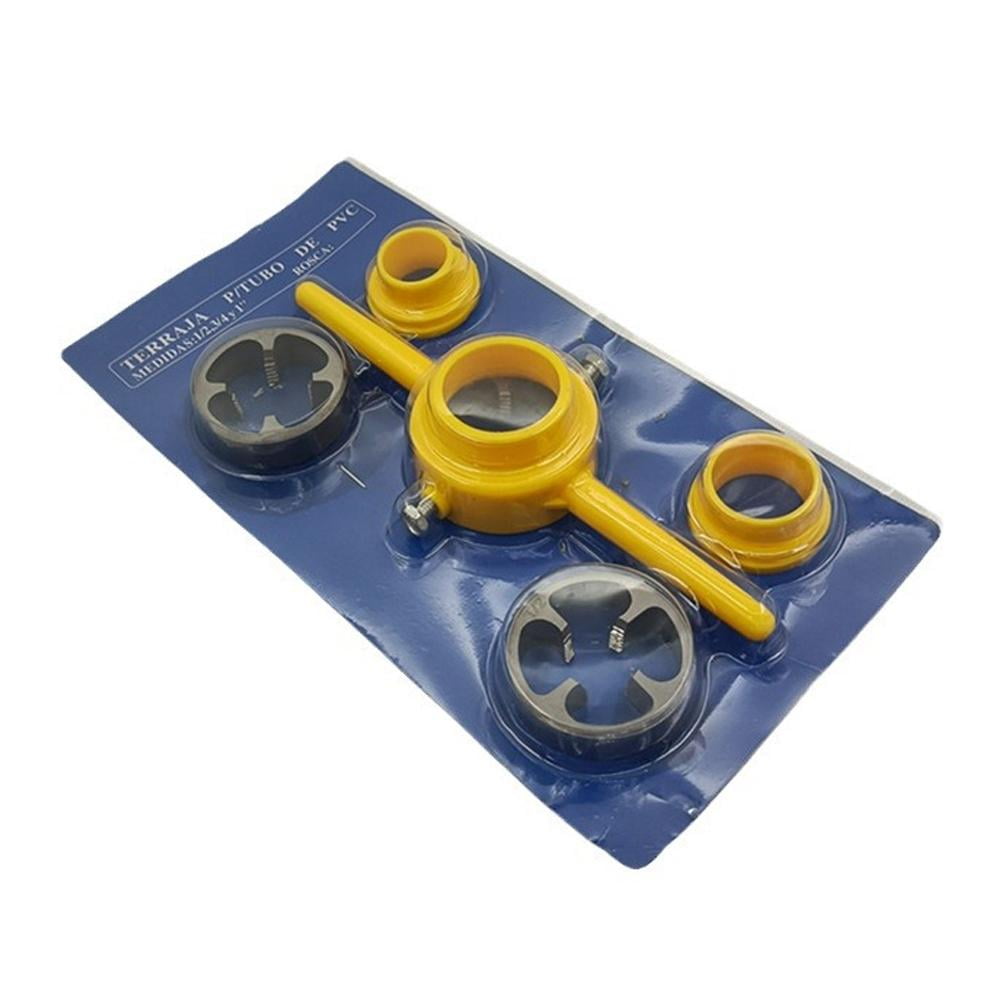 Plastic Pipe Thread Die Kit,PVC Pipe Threader Plumbing Tool HOT ...