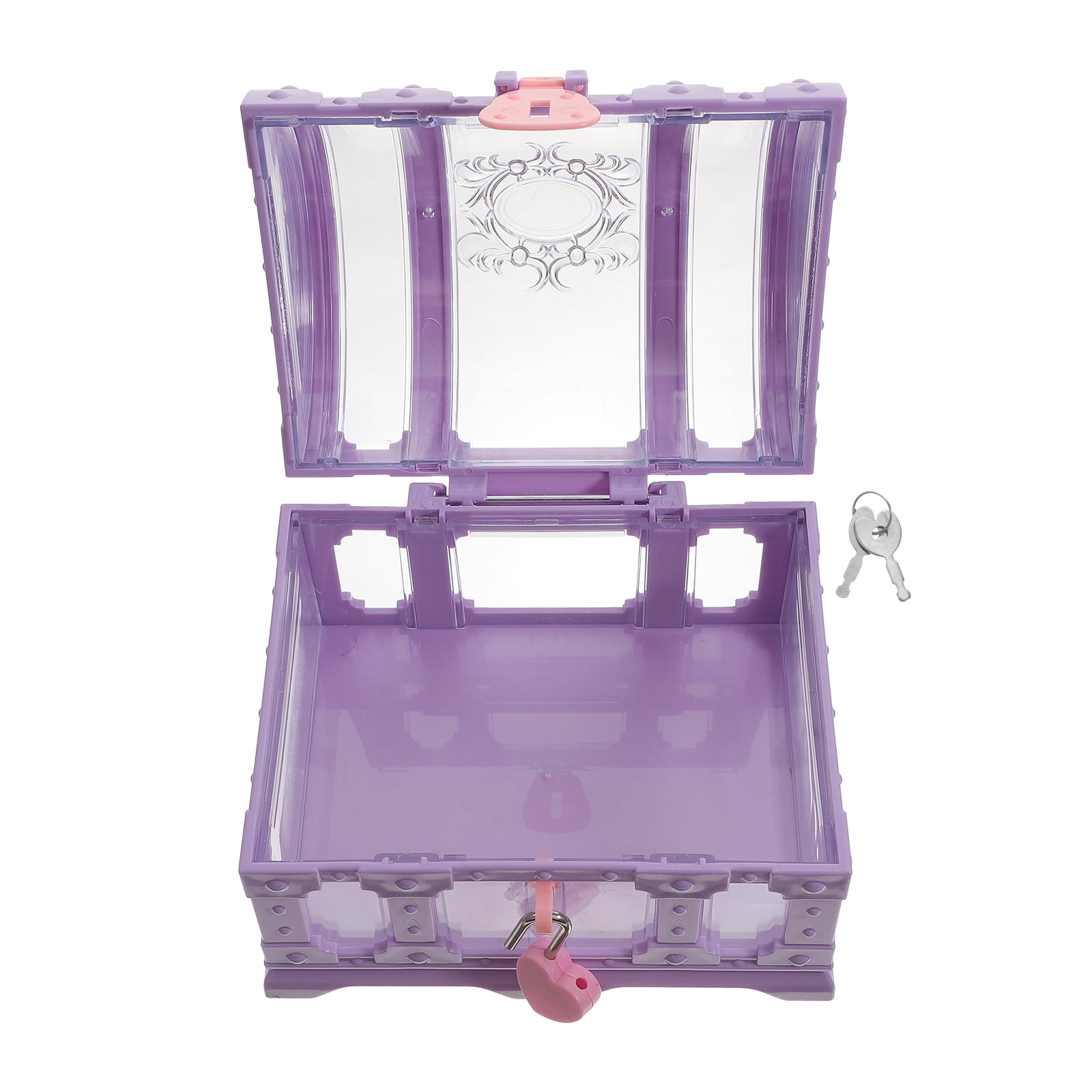 Plastic Pirate Box Toy Treasure Chest Box Small Pirate Treasure Chest ...