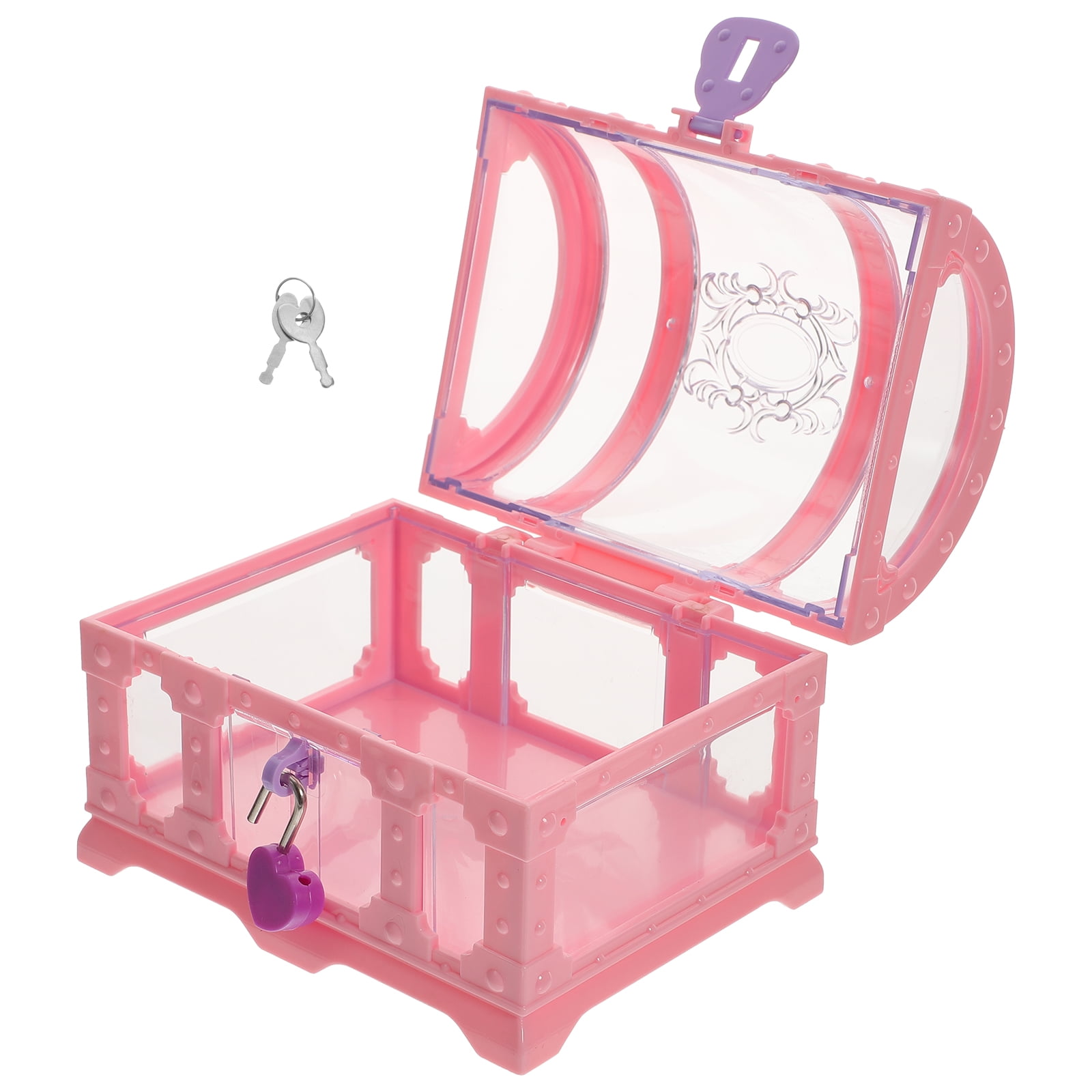 Plastic Pirate Box Toy Treasure Chest Box Small Pirate Treasure Chest ...