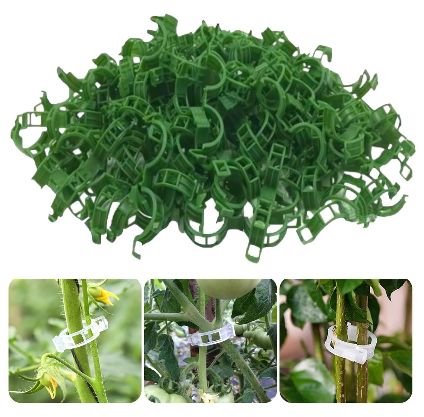 Plastic Plant Clip，Plant Clips for Climbing Plants Clear，Plant Support ...