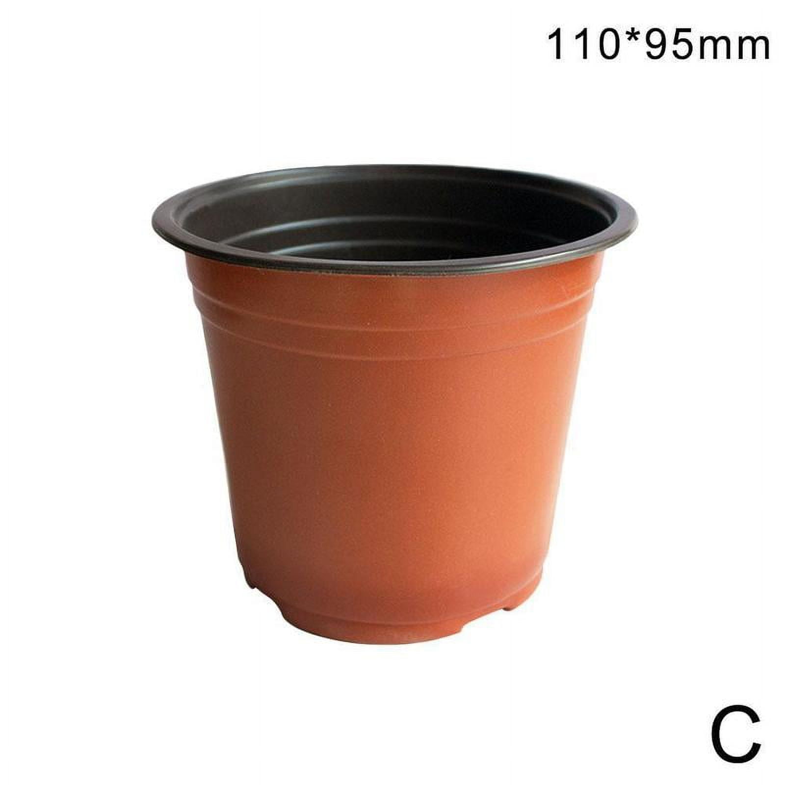 Plastic Plant Flower Pots Nursery Garden Seedlings Start Red Pot Sale ...