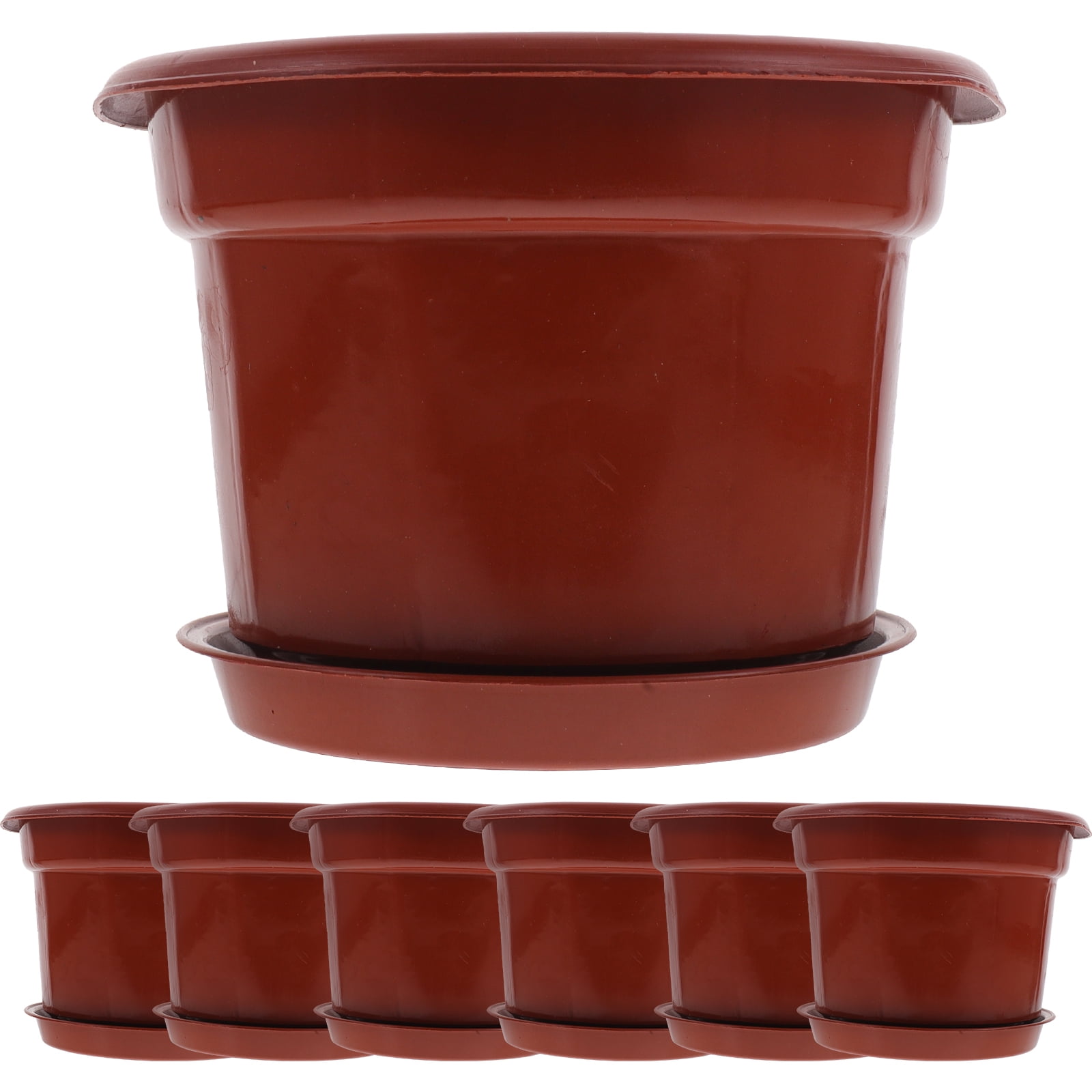 Plastic Plant Pot Containers Flowerpot Mini Planter Garden Living Room ...