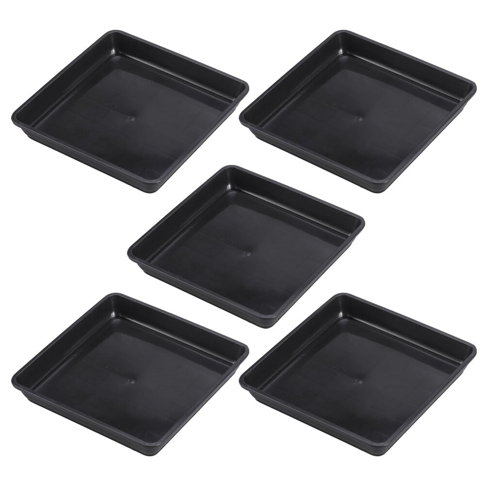 Plastic Plant Saucer Tray for Flower Pot (5pcs, 13cm) - Walmart ...
