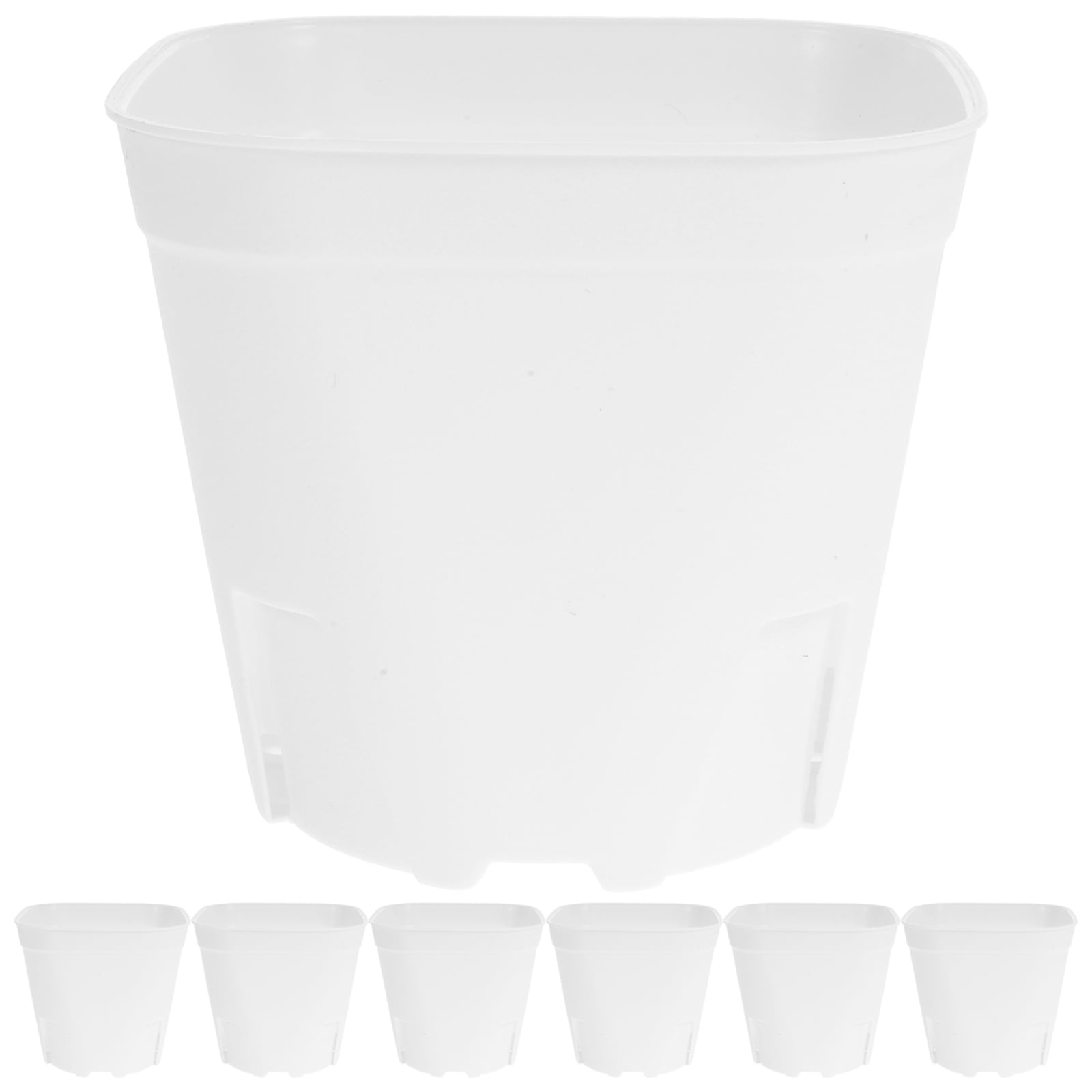 Plastic Planter Pot Living Room Plants Root Control Square Pots for ...