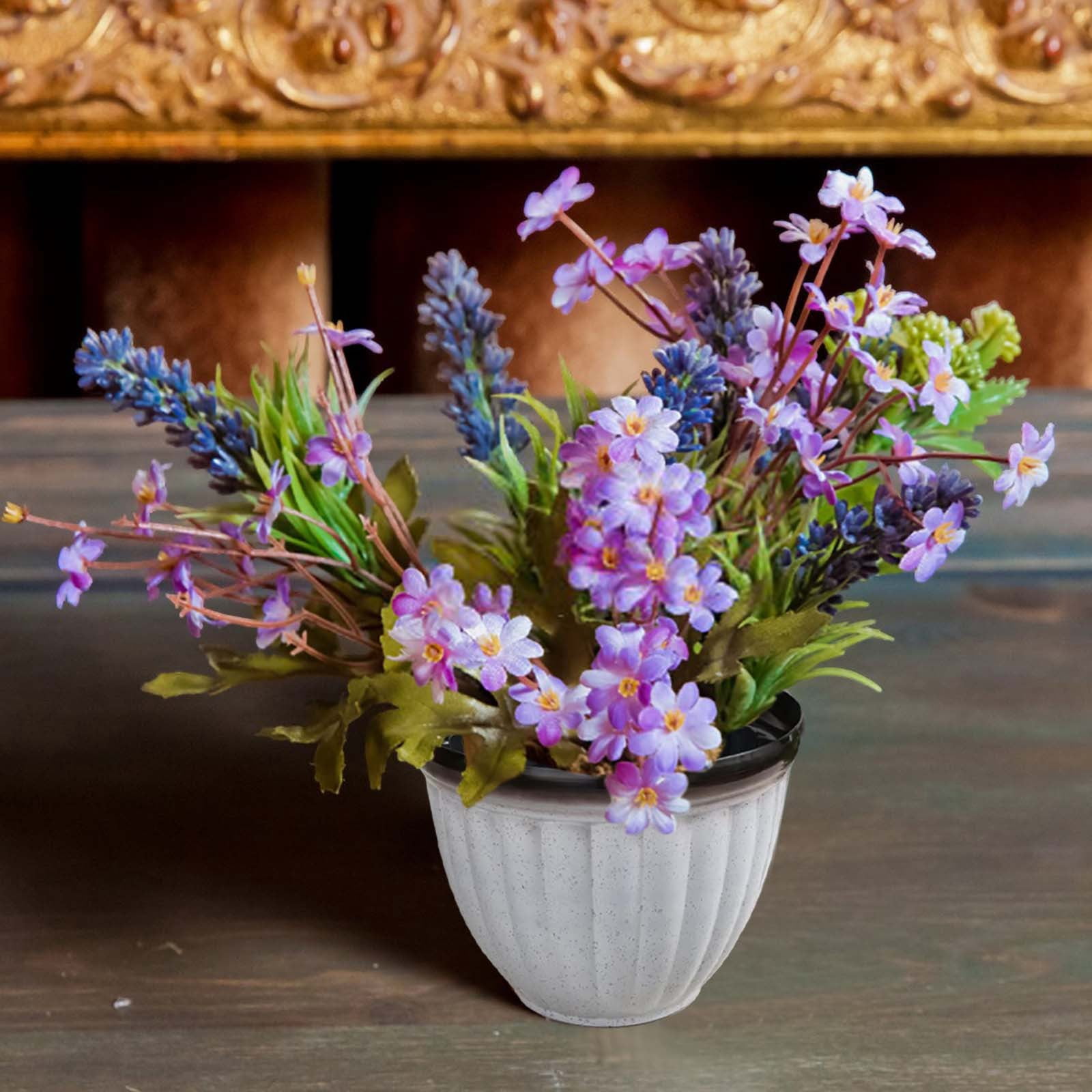 Plastic Planter Pots for Indoor & Outdoor Plants – Lightweight Flower ...