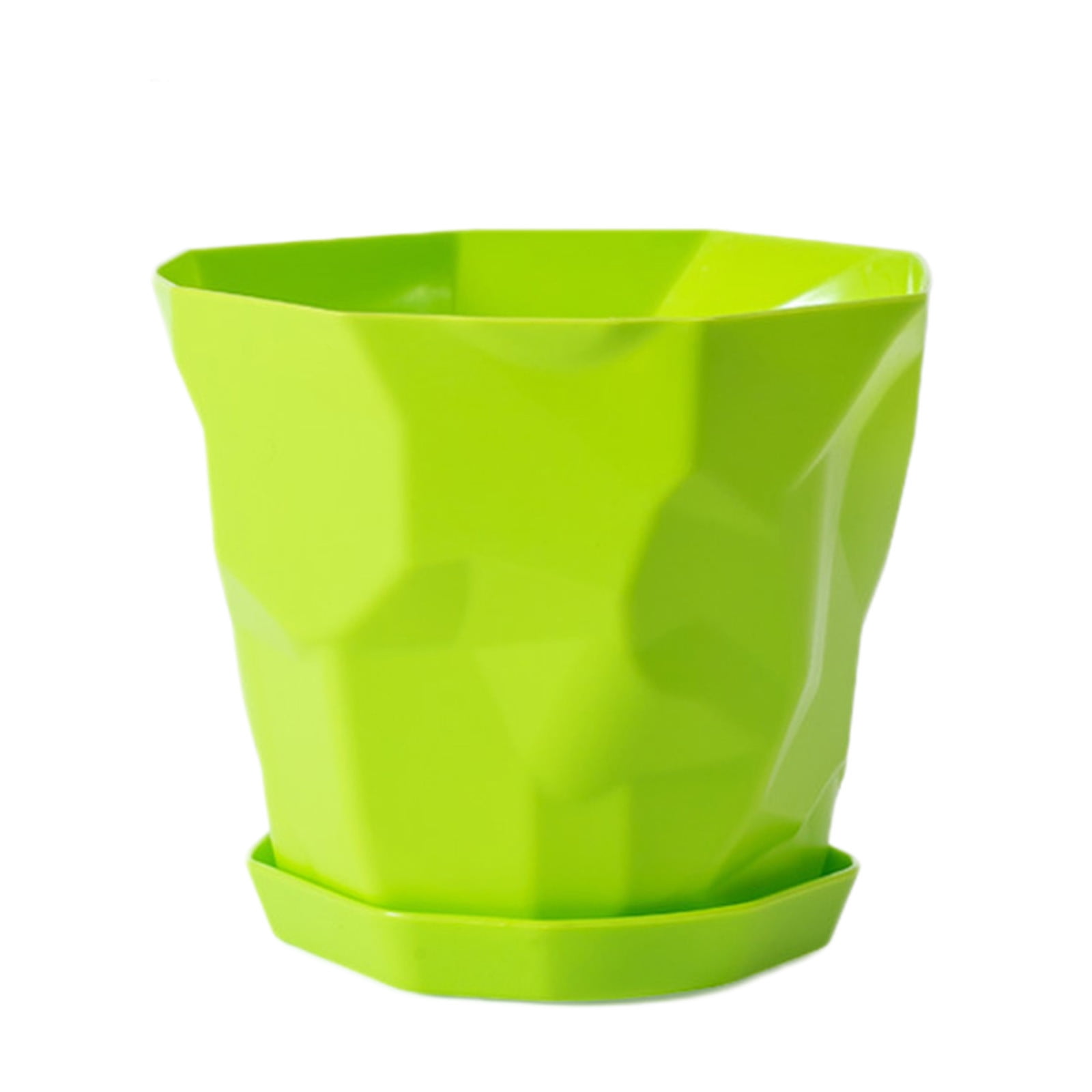 Plastic Planters with Saucers, Clearance! Indoor Flower Plant Pots ...