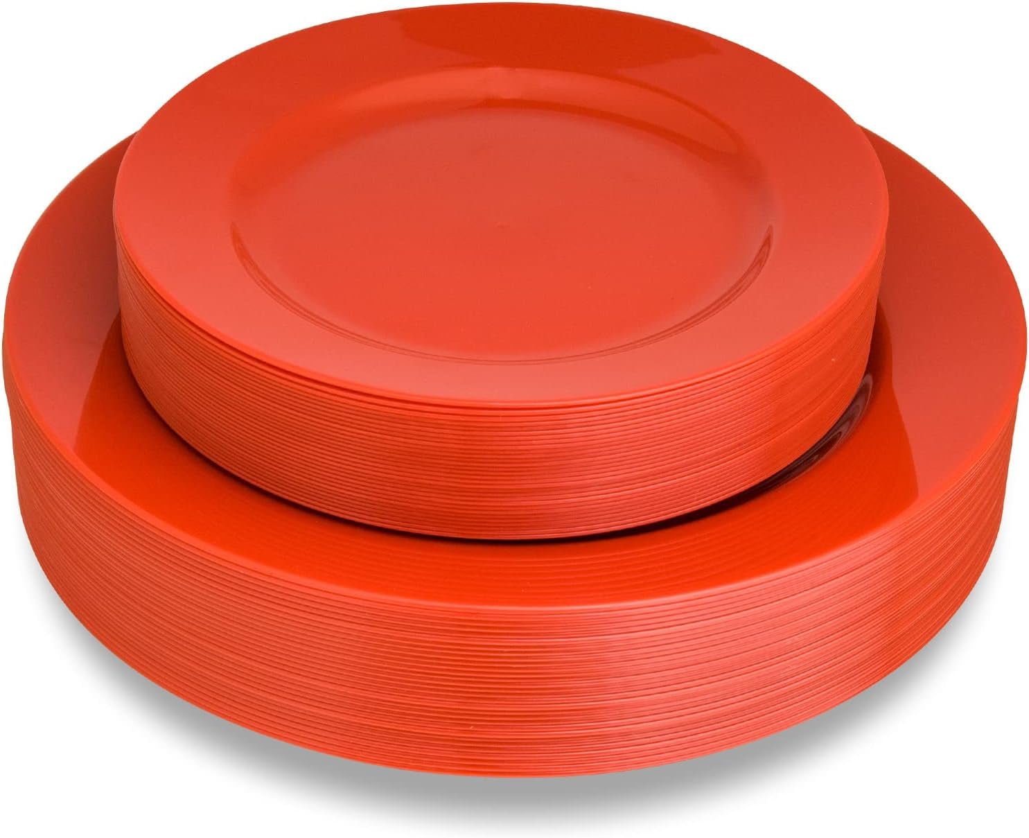 Plastic Plates Disposable 60 PCS, Heavy Duty 30 Dinner Plates 10.25 ...