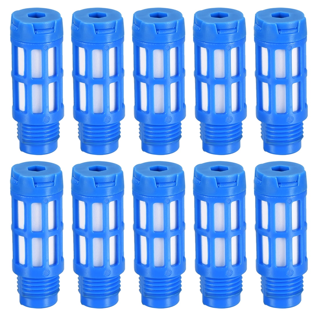 Plastic Pneumatic Muffler Exhaust Pneumatic Air Line Flow Control ...