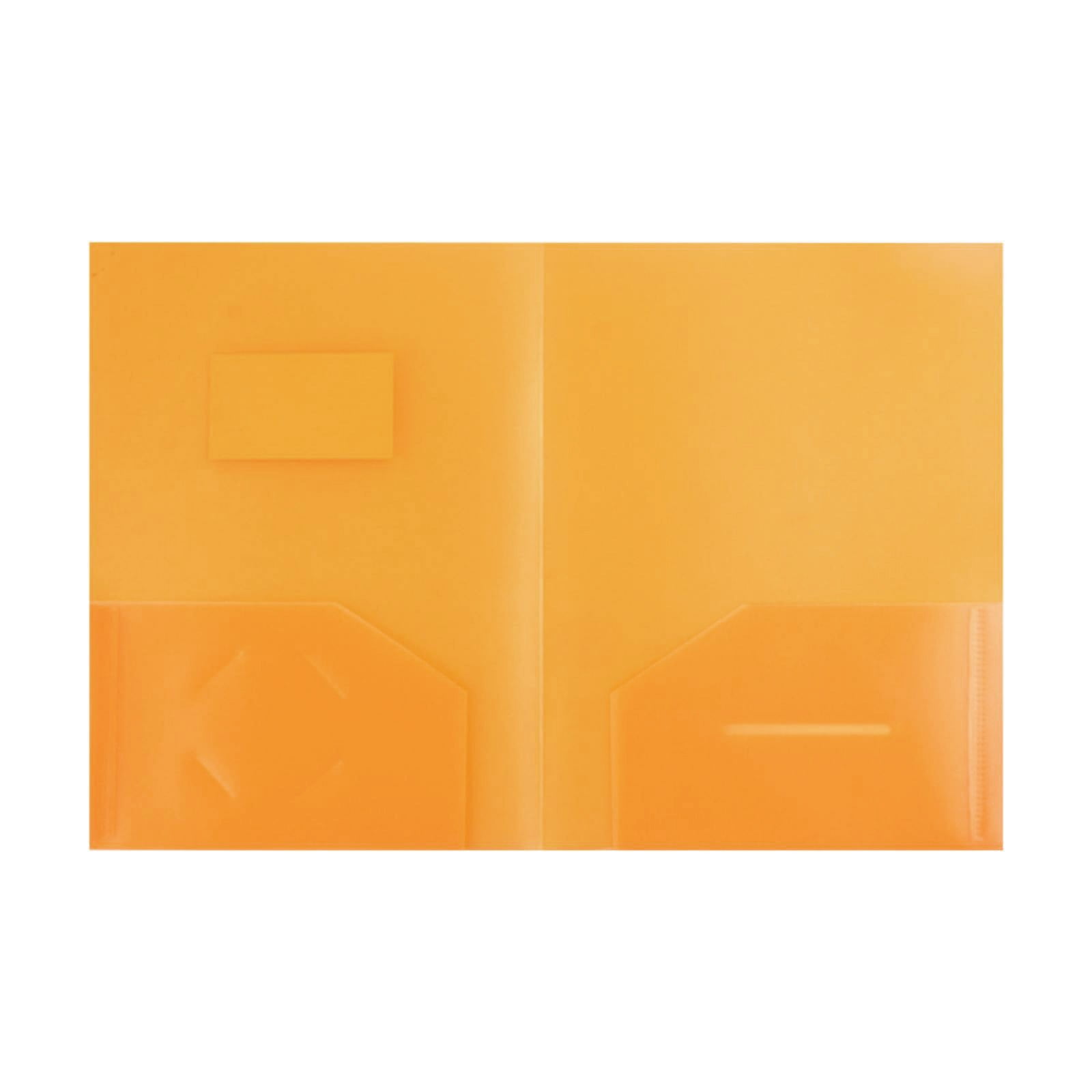 Plastic Pocket Folders with Prongs, 2 Pocket Folders 3 Prong Folders ...