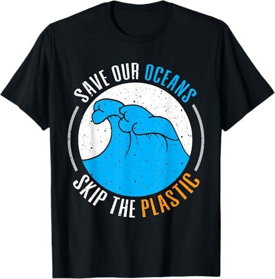 Plastic Pollution Climate Change T-Shirt - Walmart.com